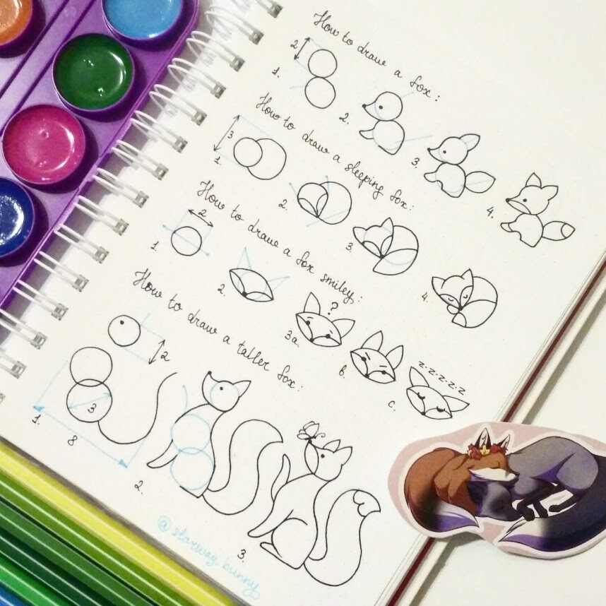 ArtStation - How to draw a fox