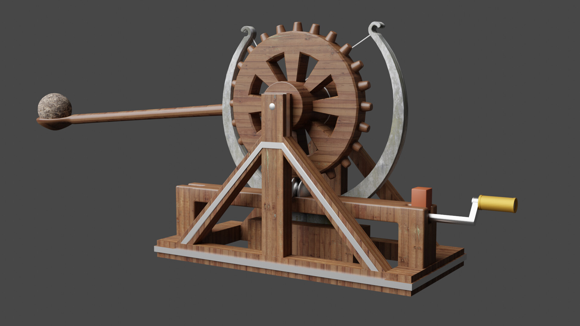 ArtStation - Leonardo Da Vinci's CATAPULT