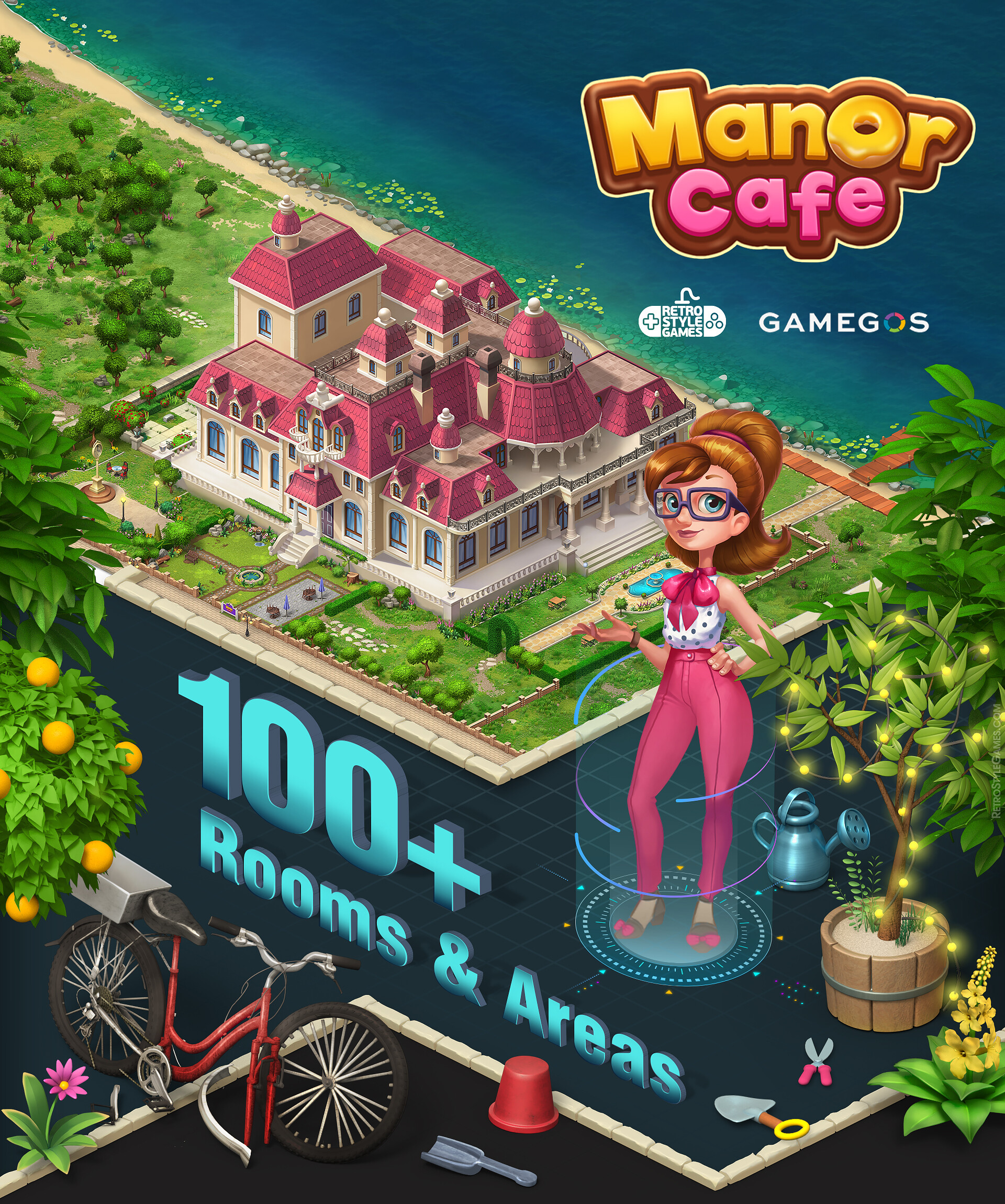 RetroStyle Games - Isometric 3D Game Sprites – Manor Cafe