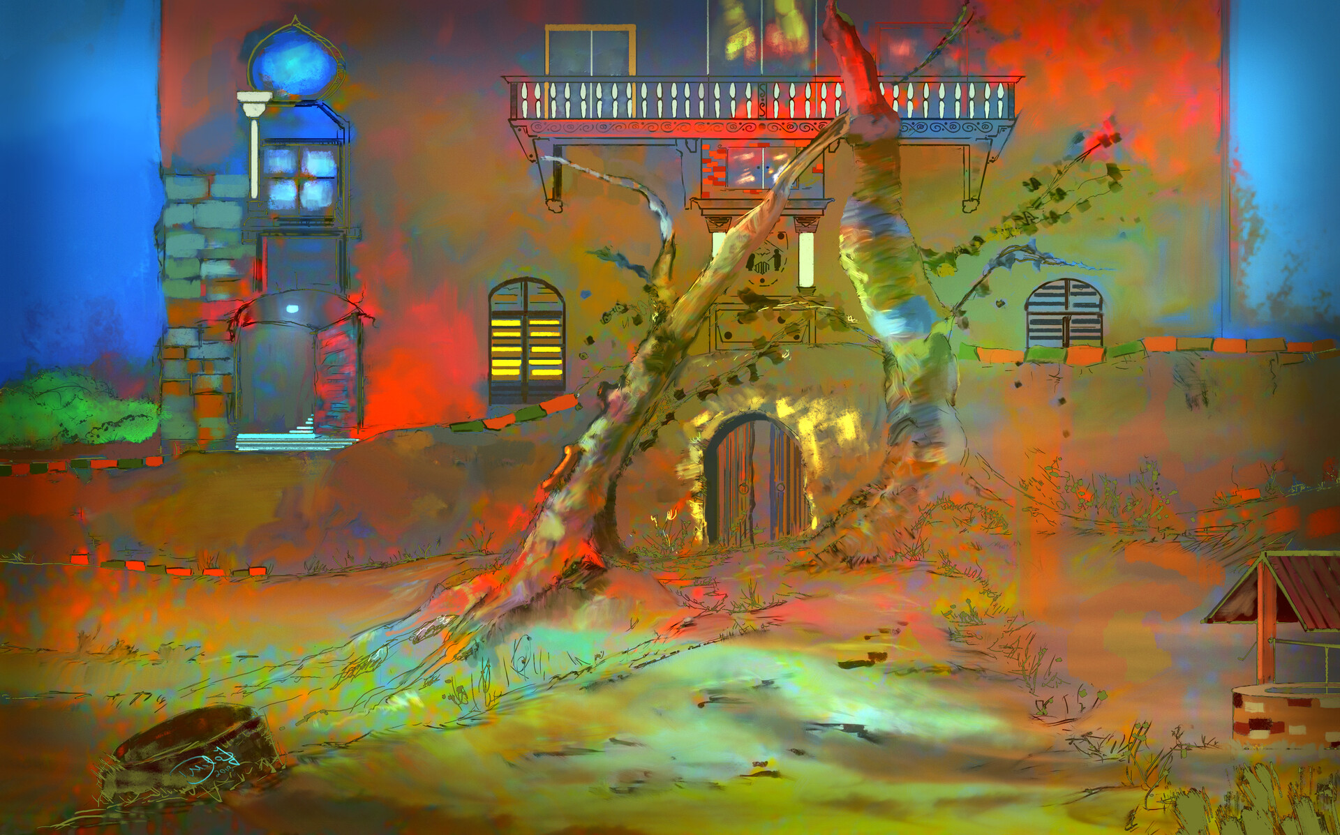 ArtStation - Lazy afternoon