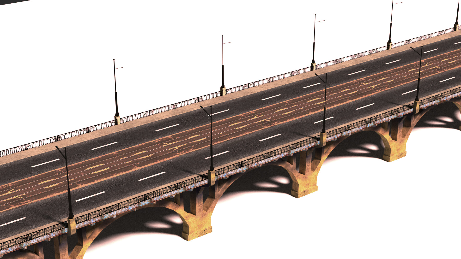 ArtStation - low poly bridge