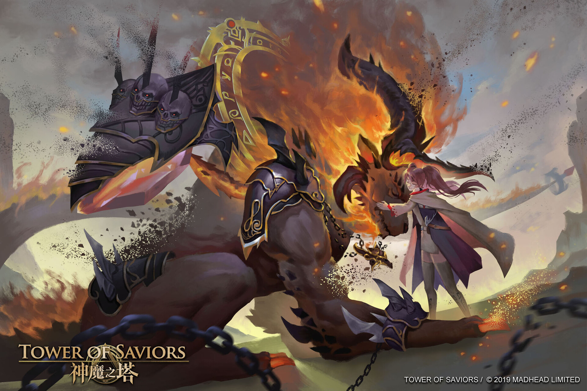 ArtStation - Black Gold Beast - Tower of Saviors