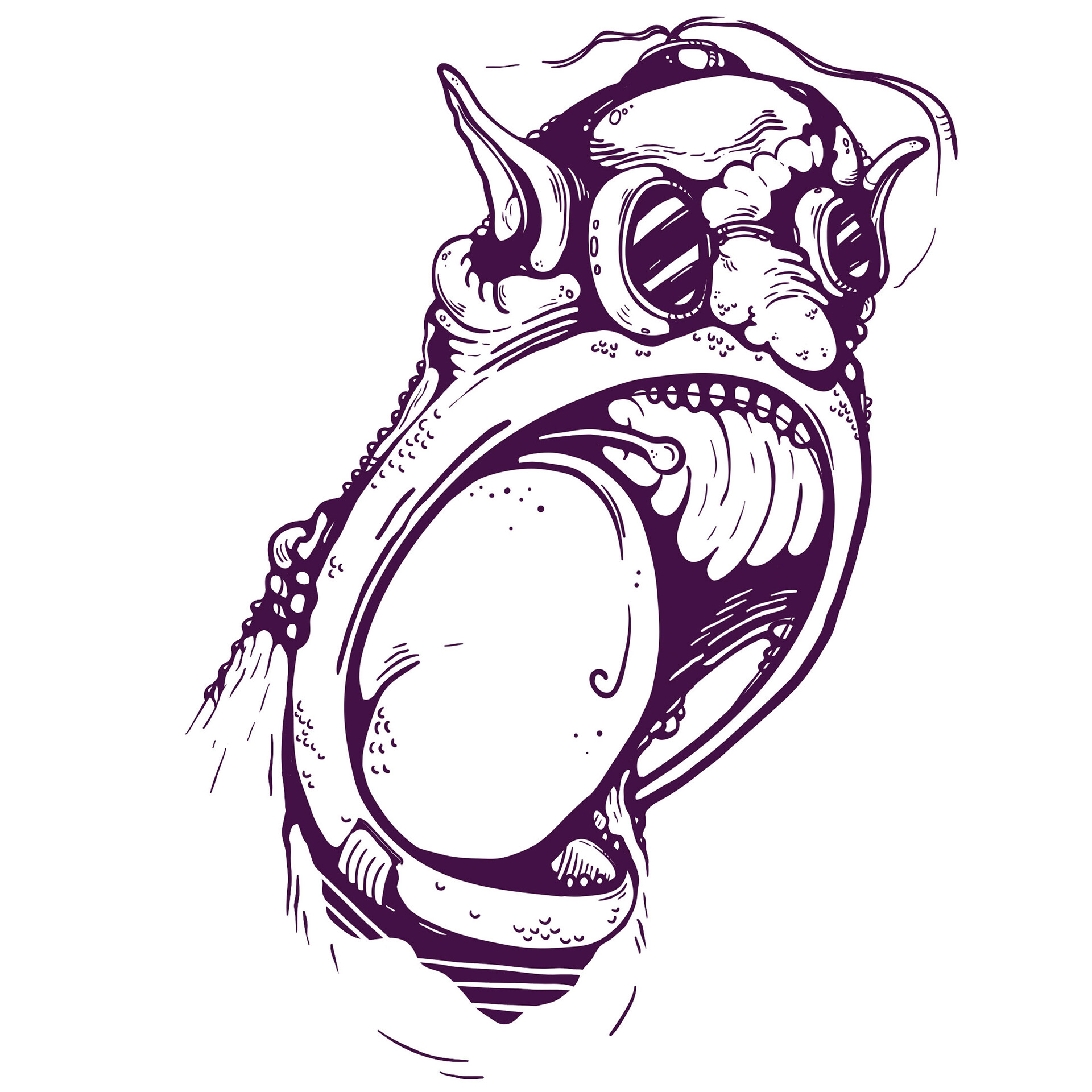 ArtStation - Very angry goblin face