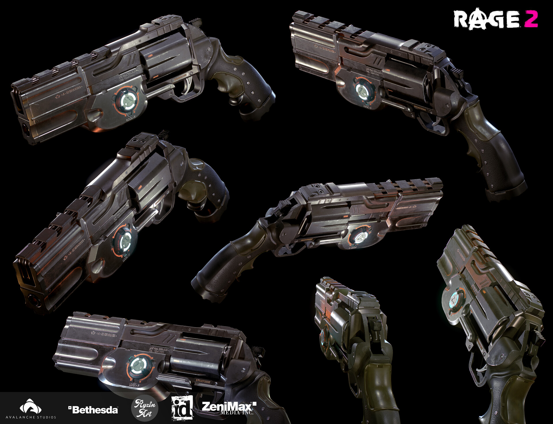 RYZIN ART - Ark Revolver