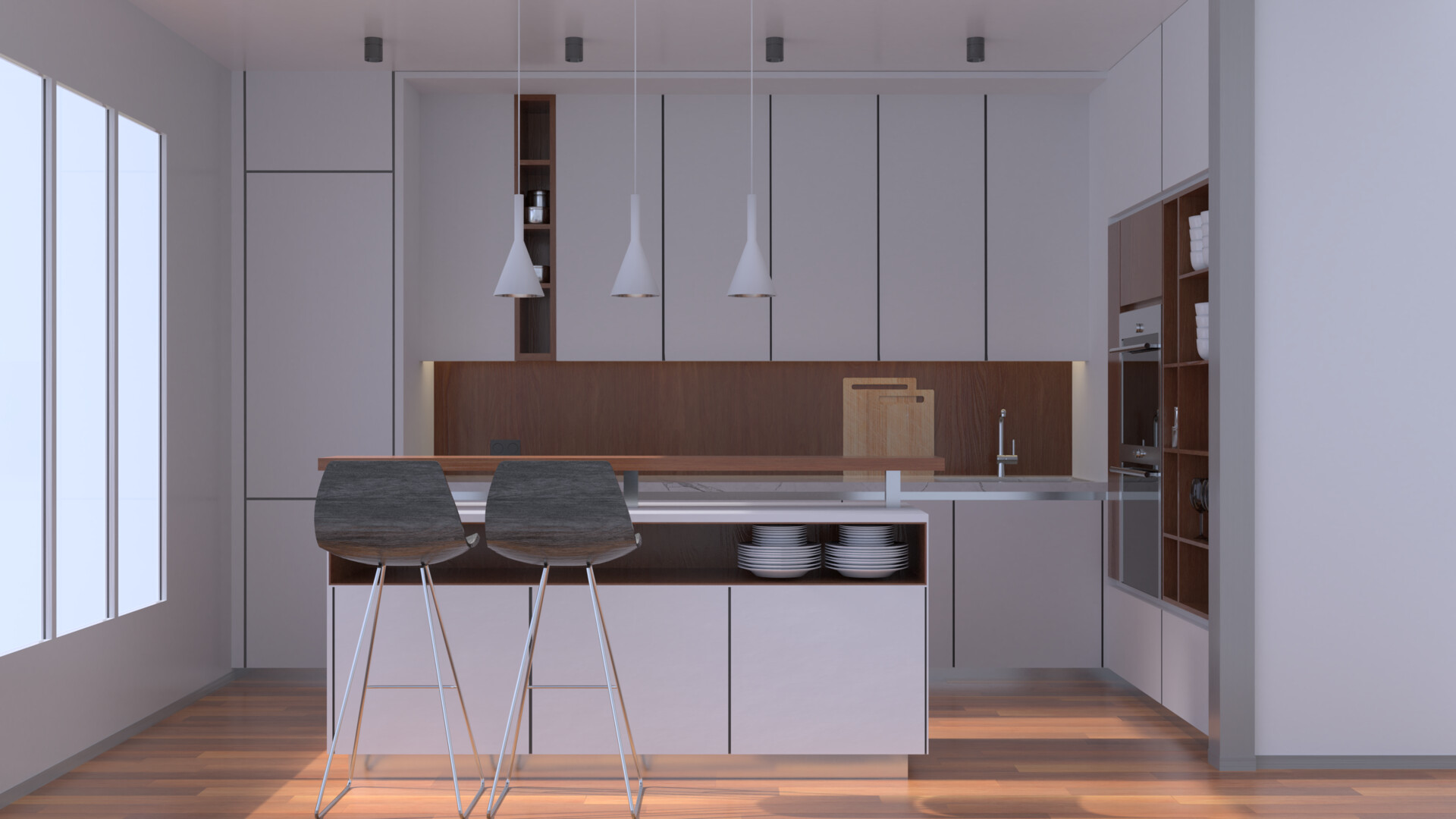 ArtStation - Interior Render Kitchen 1