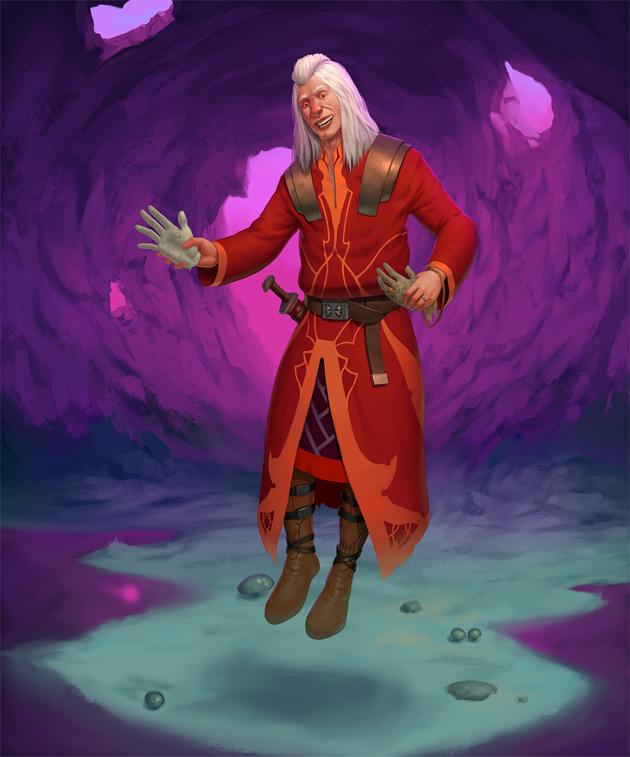 ArtStation - Warlock With a Mild Hand Obsession