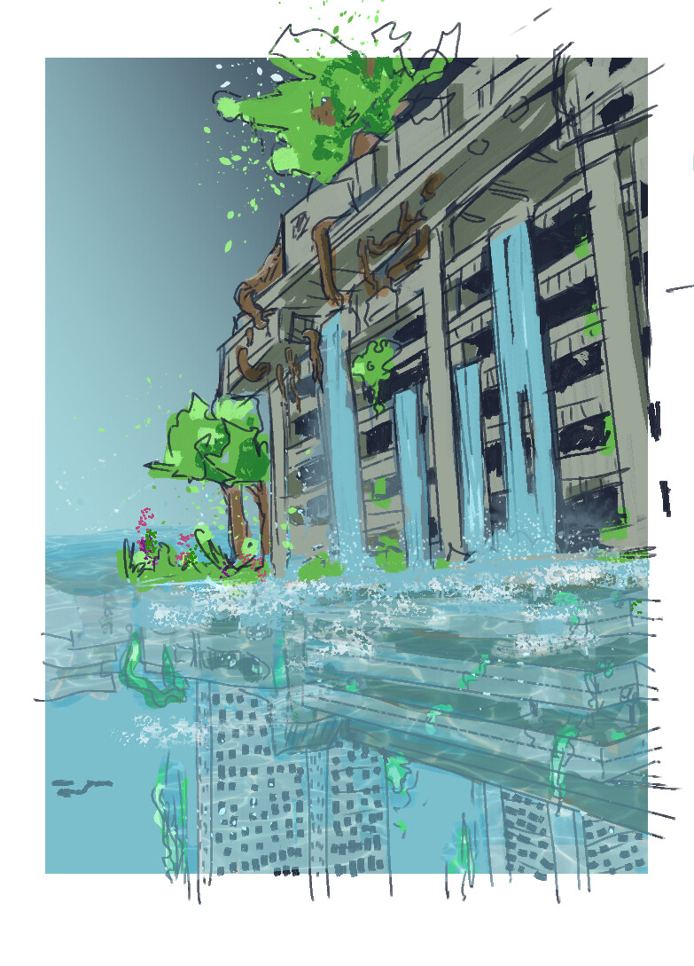 ArtStation - drownd city 01