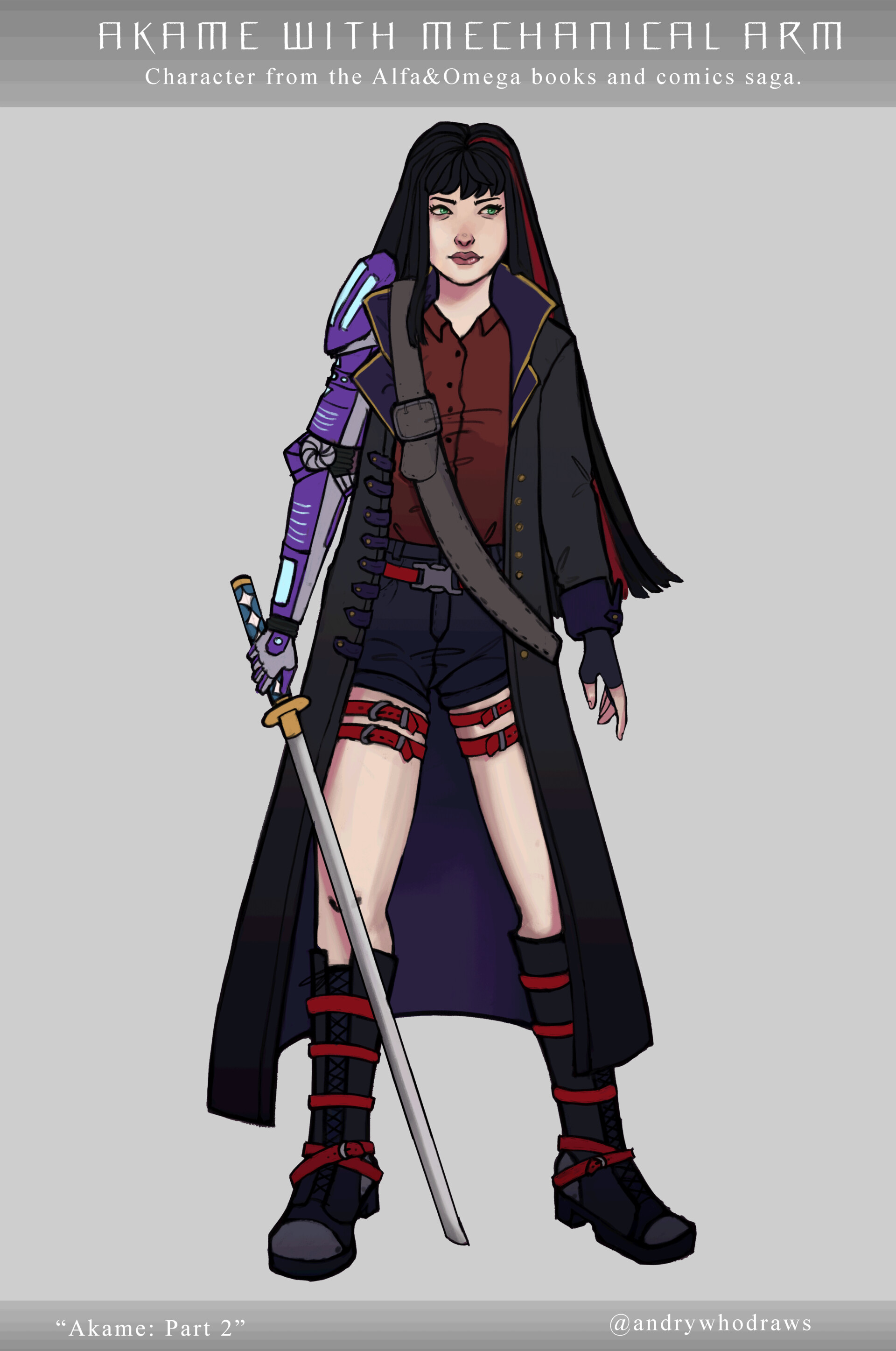 ArtStation - Akame from Akame: Part 2