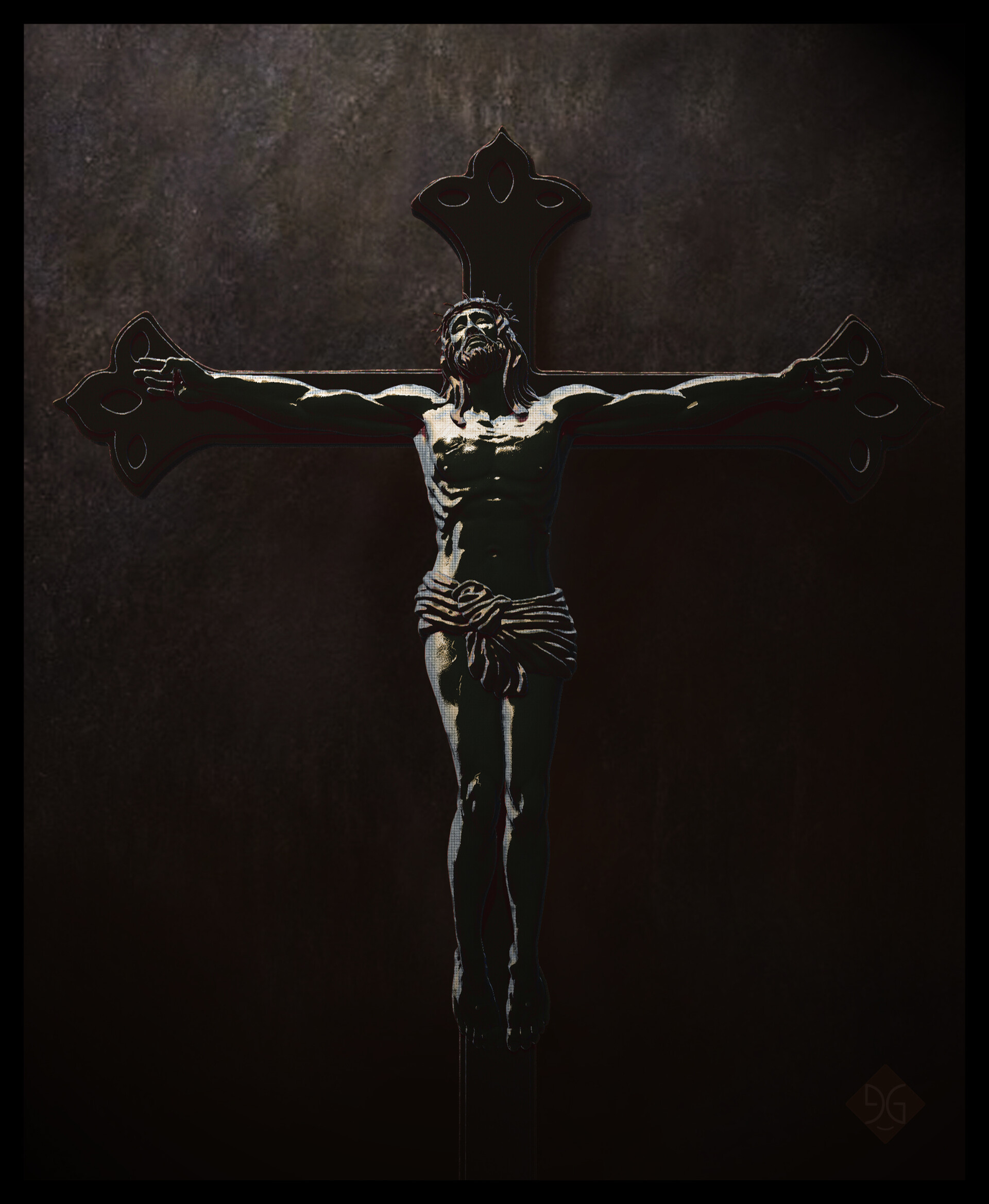 ArtStation - Jesus Crucified