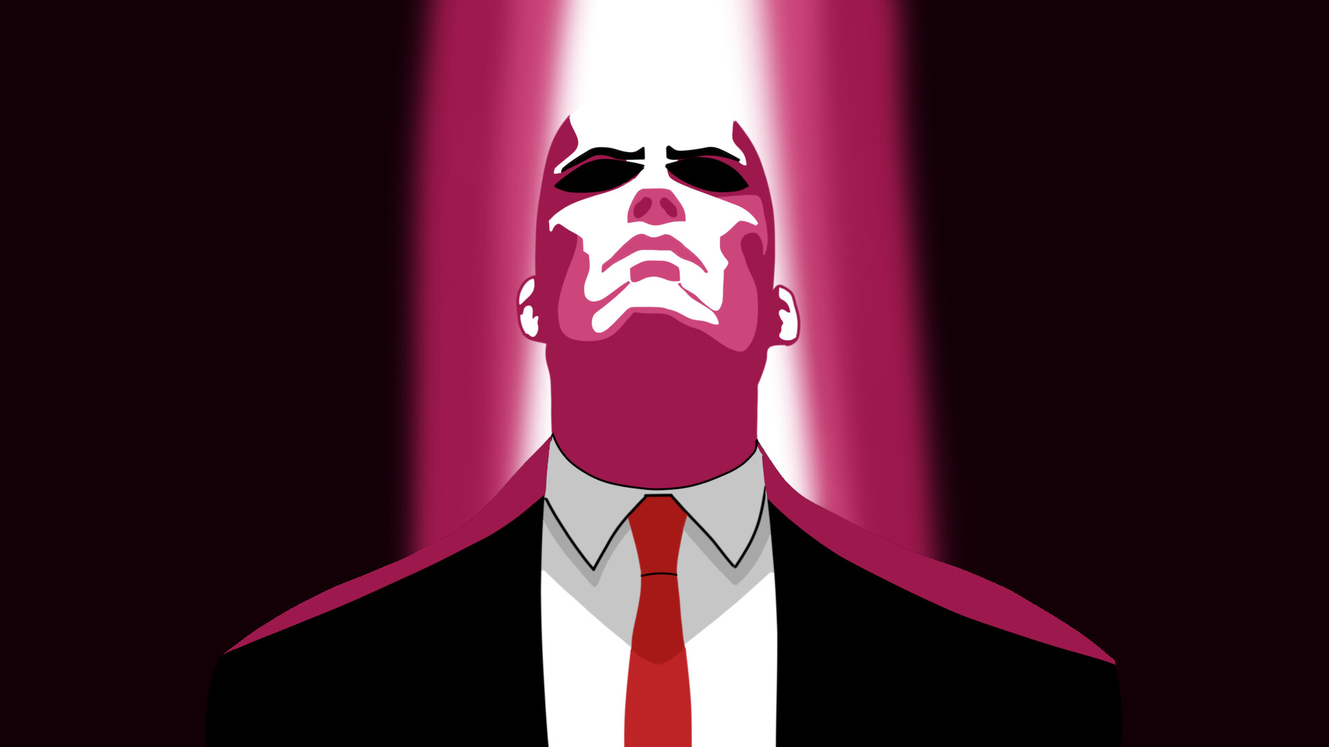 ArtStation - Hitman 2 fanart/poster in style of Deus Ex