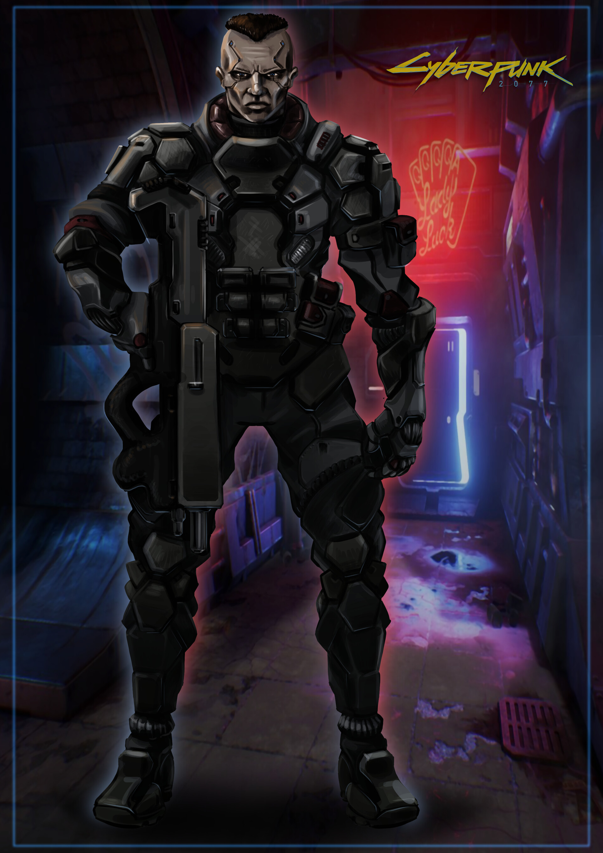 ArtStation - Cyberpunk 2077 FanArt
