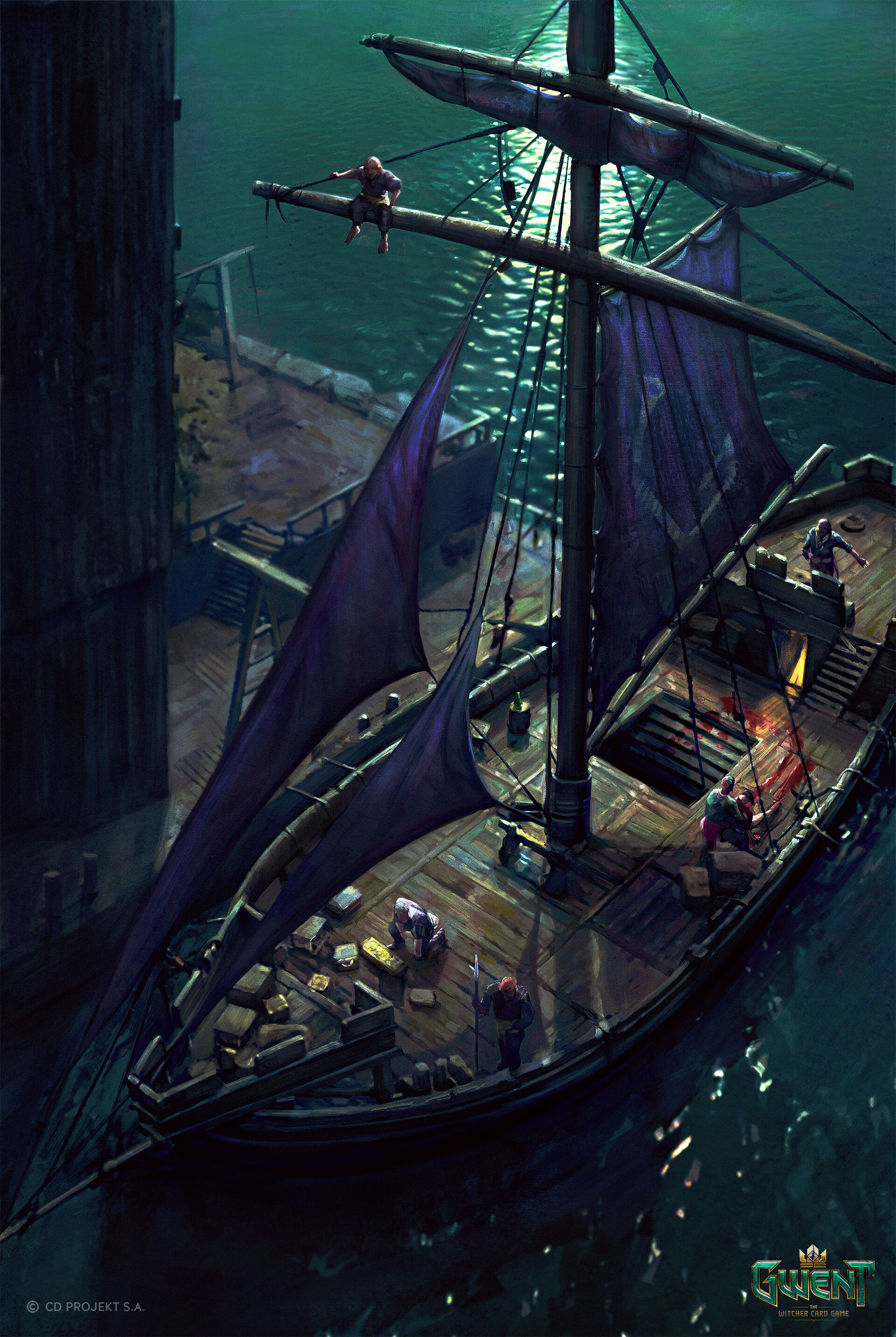 GWENT | Tidecloak Hideaway | Maciej Laszkiewicz | Pirate pictures ...