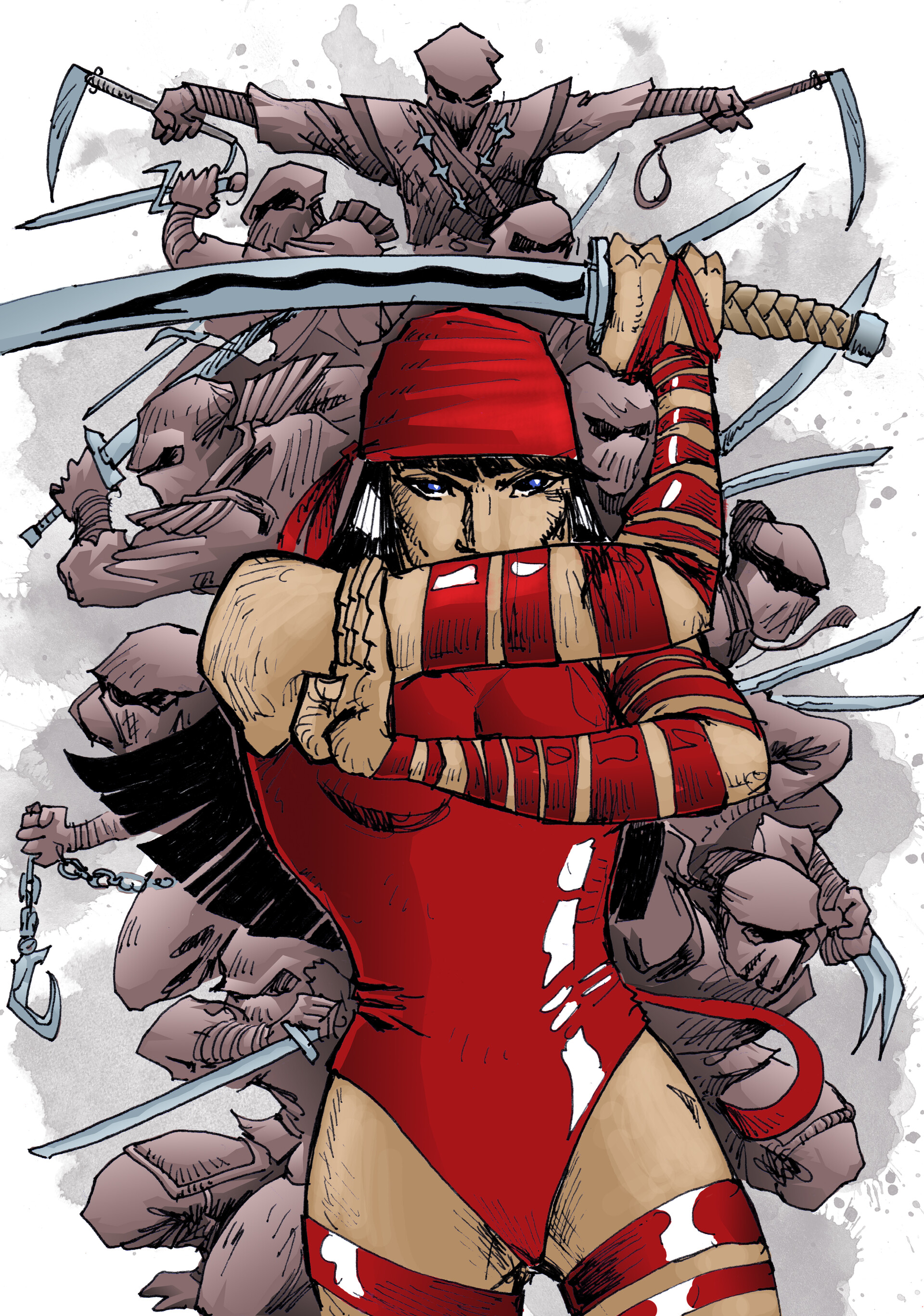 ArtStation - Elektra - fan art