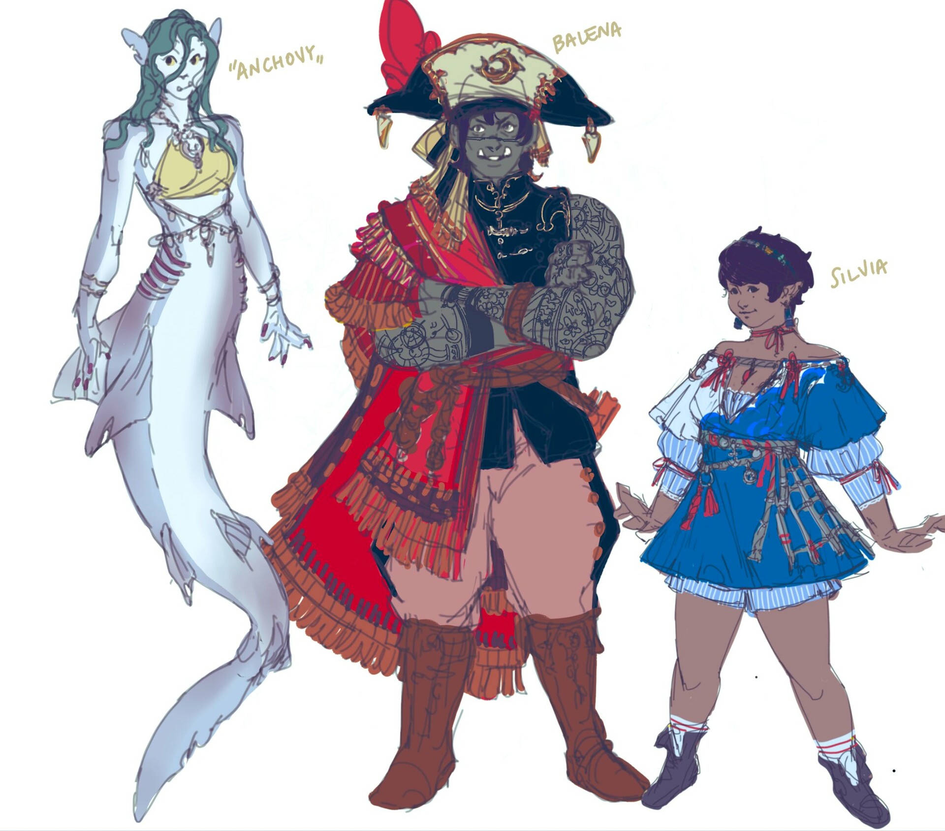 Giulia Carli - Character Sketches - 2019