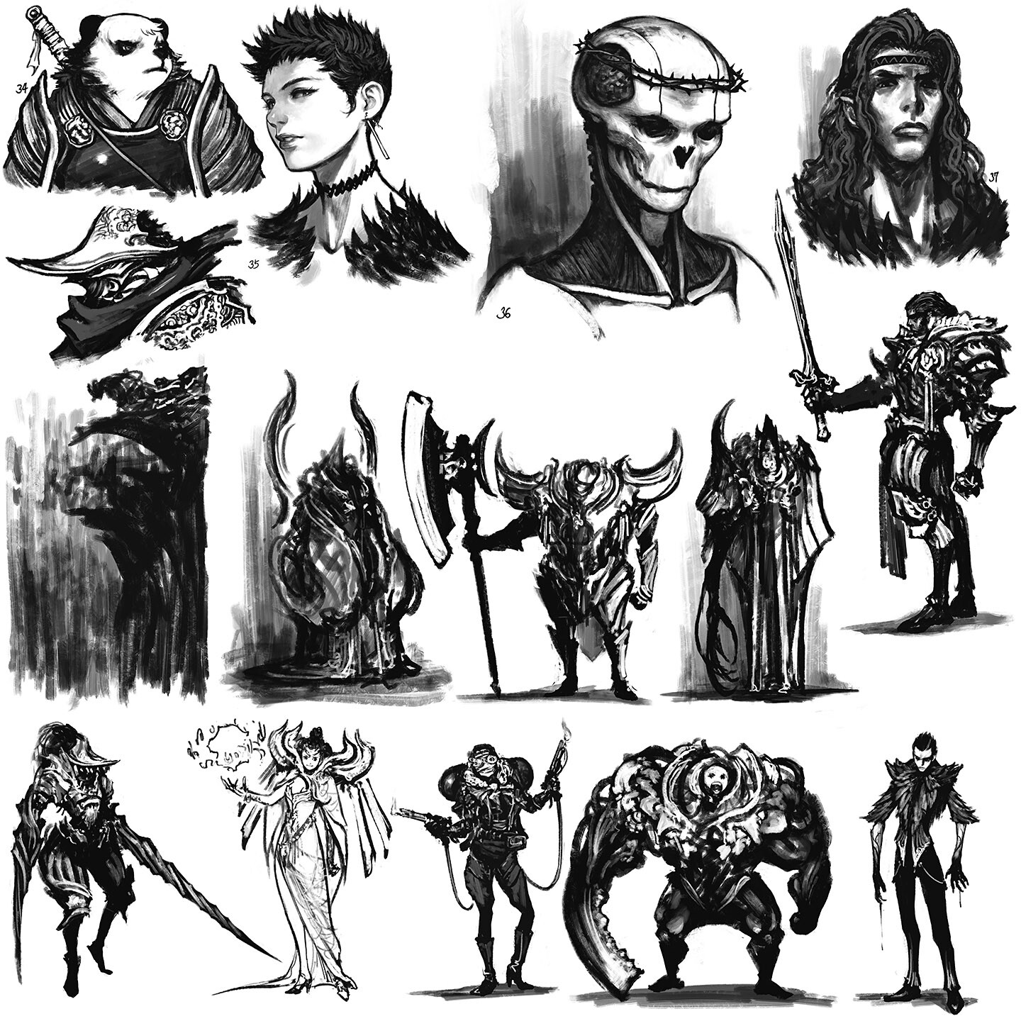 Joon suk Park (panchok) - concept drawings