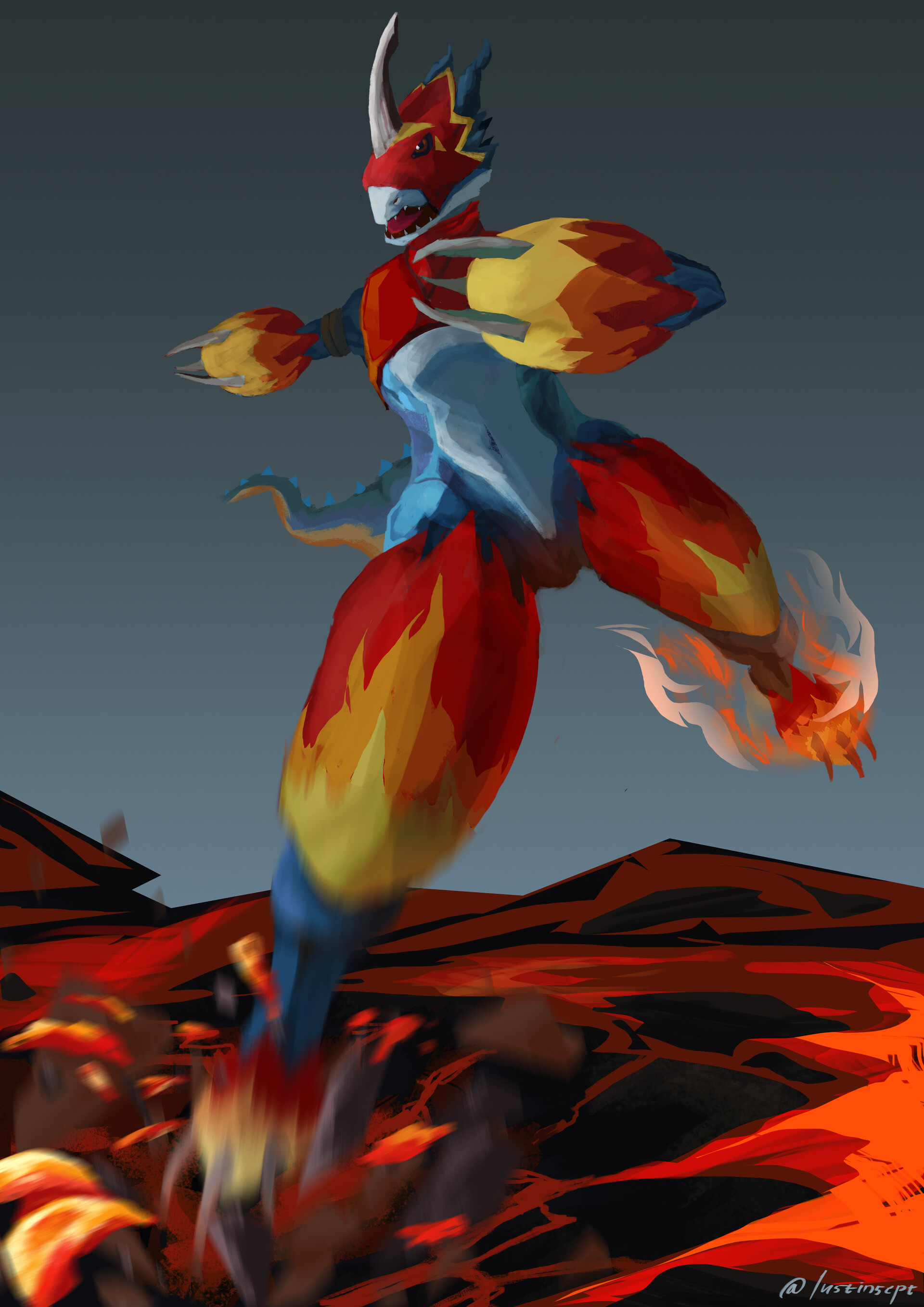 Digimon Flamedramon Wallpaper