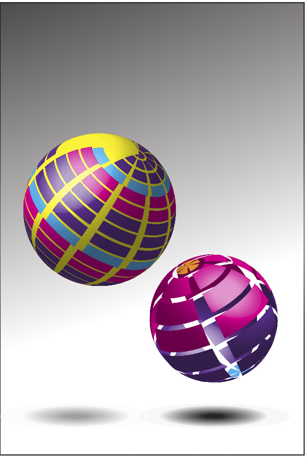 ArtStation - 2D objects look like 3D objects.