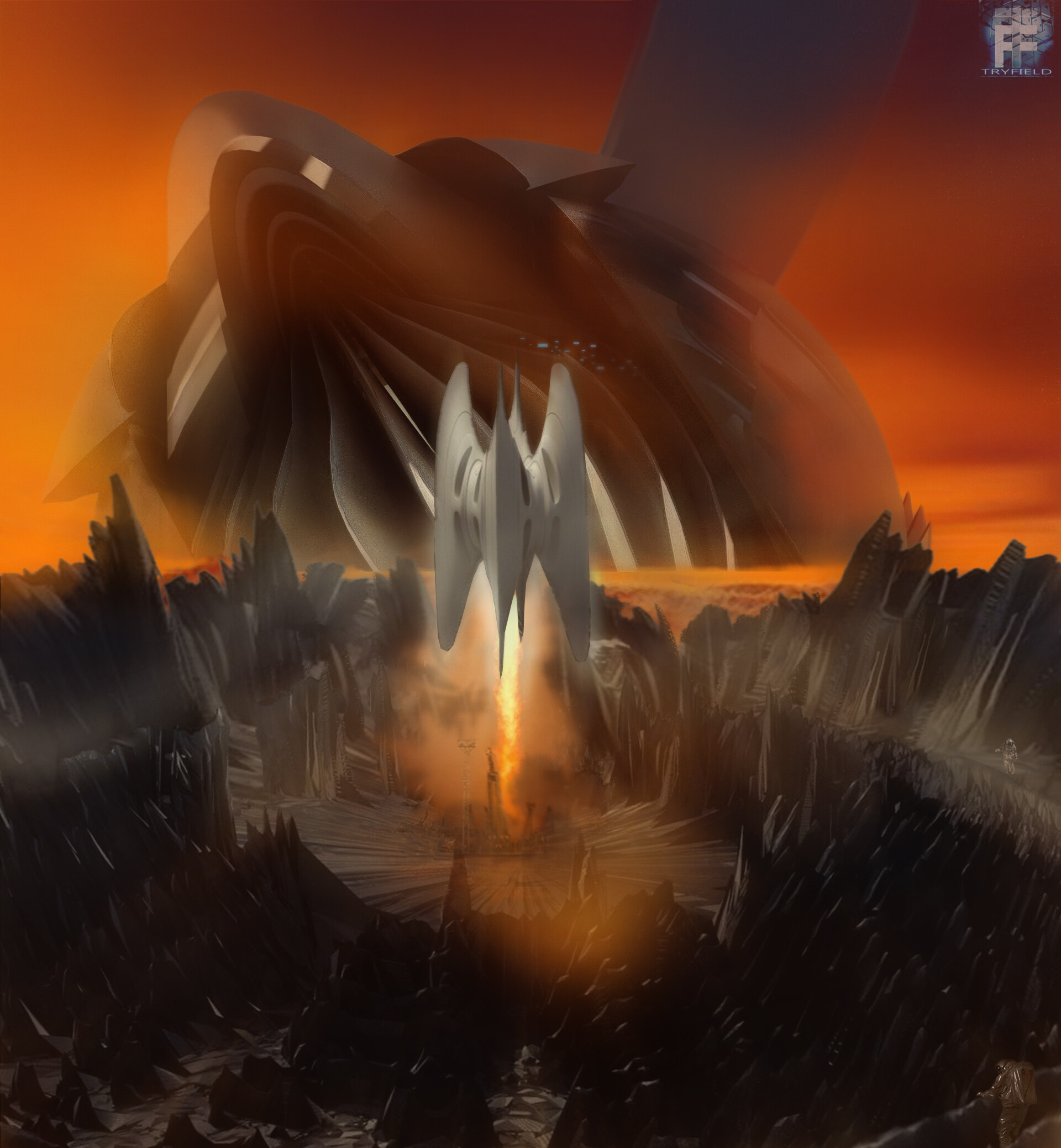 ArtStation - Moon-base 1