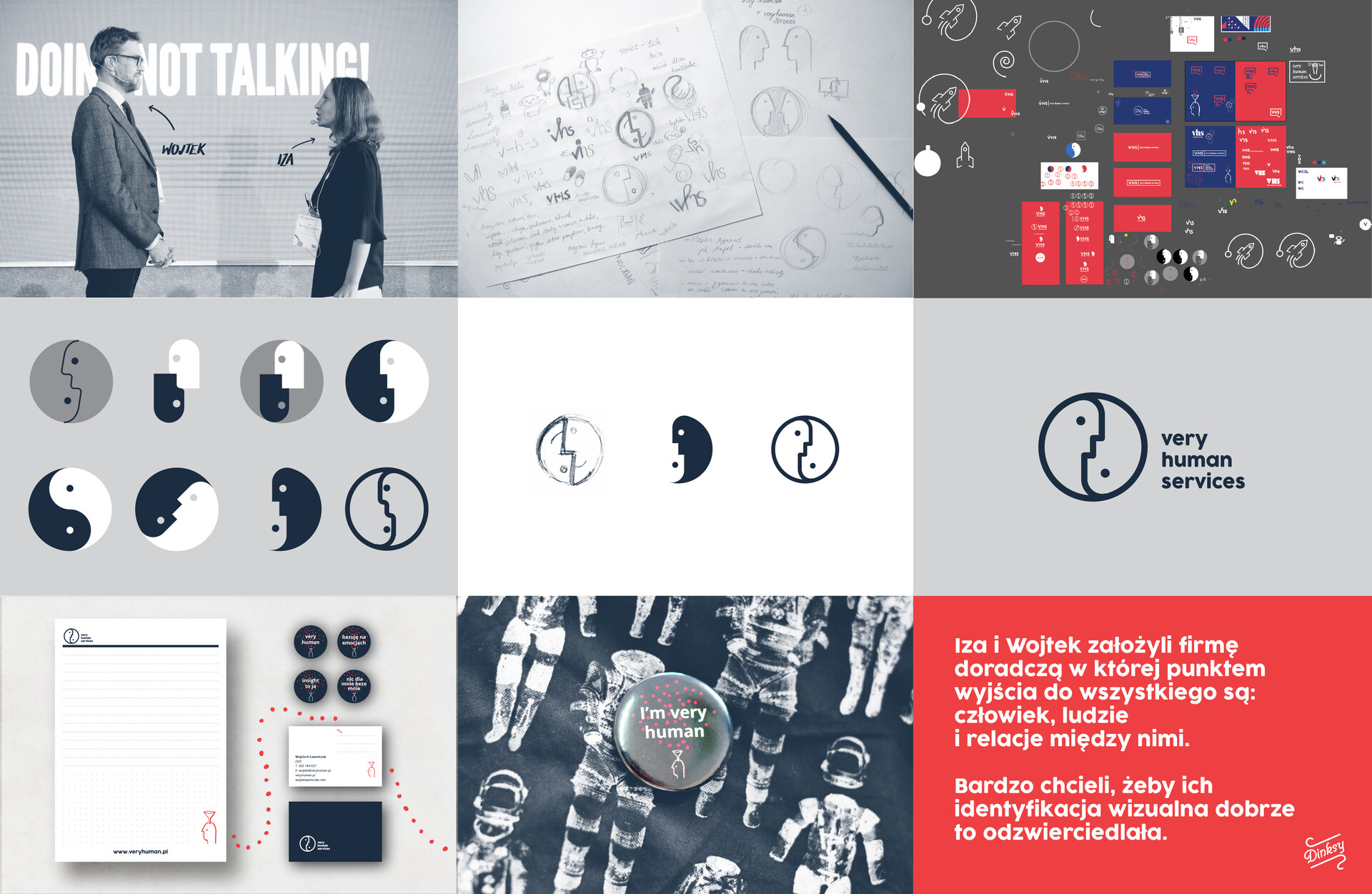 ArtStation - Visual identification for Very Human Services