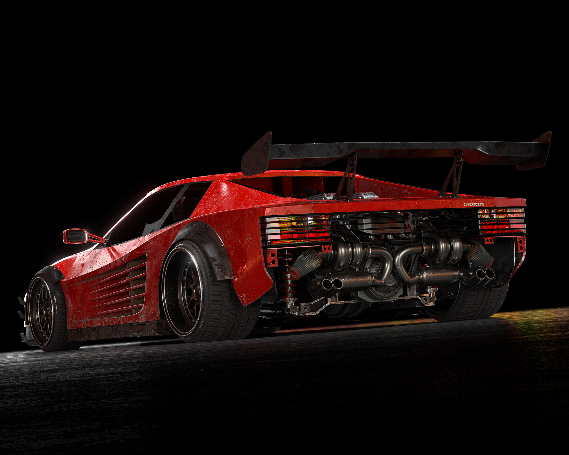 ArtStation - Ferrari Testarossa