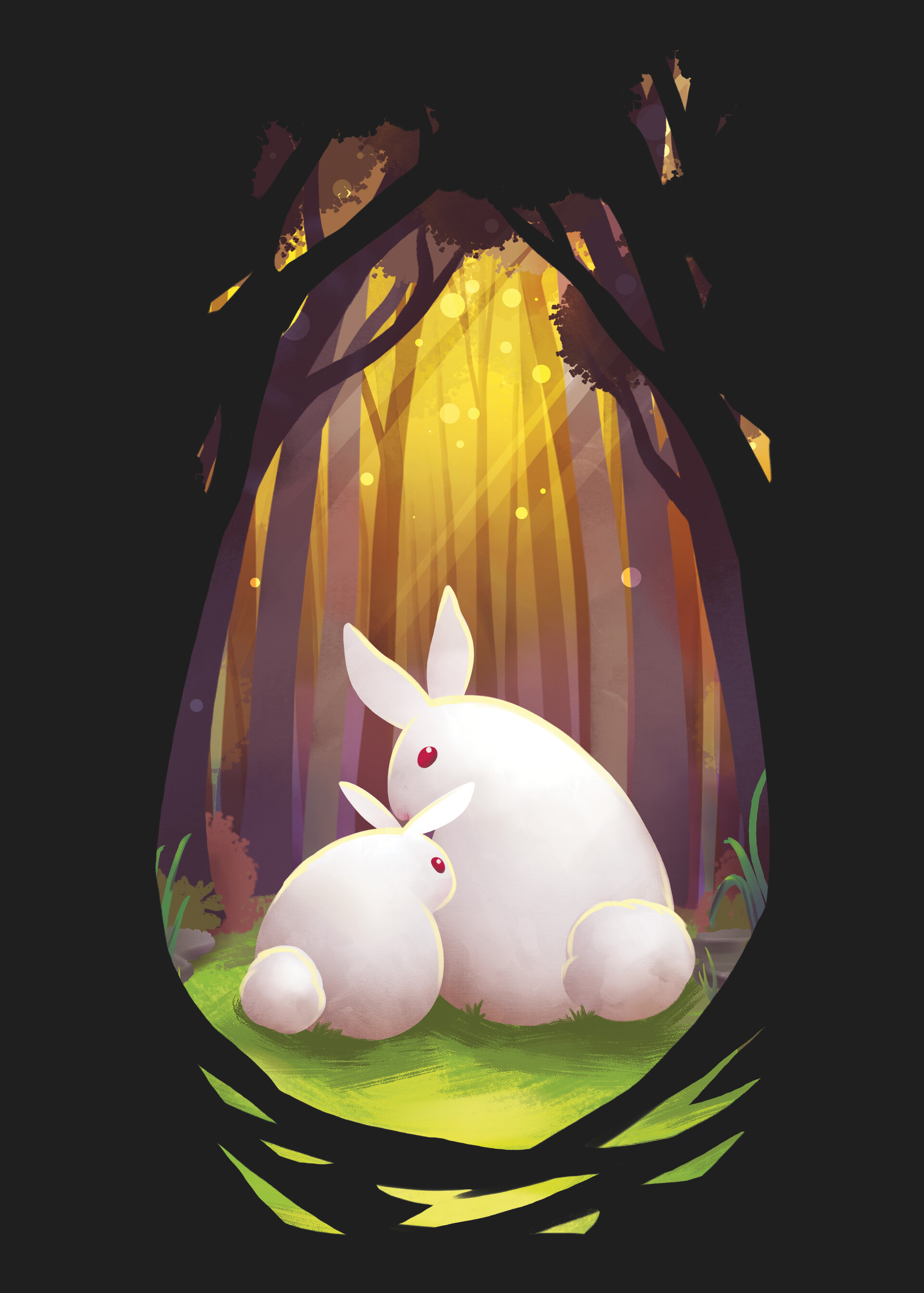 ArtStation - Forest Bunnies