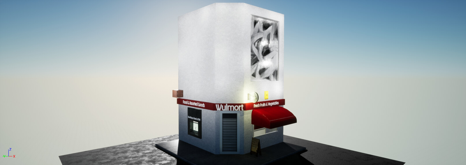 ArtStation - Corner Shoppe 3D