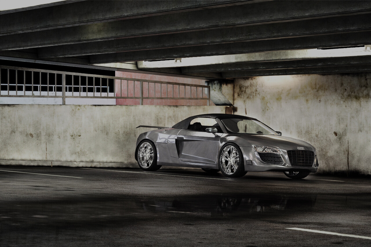 ArtStation - Audi R8 Spider