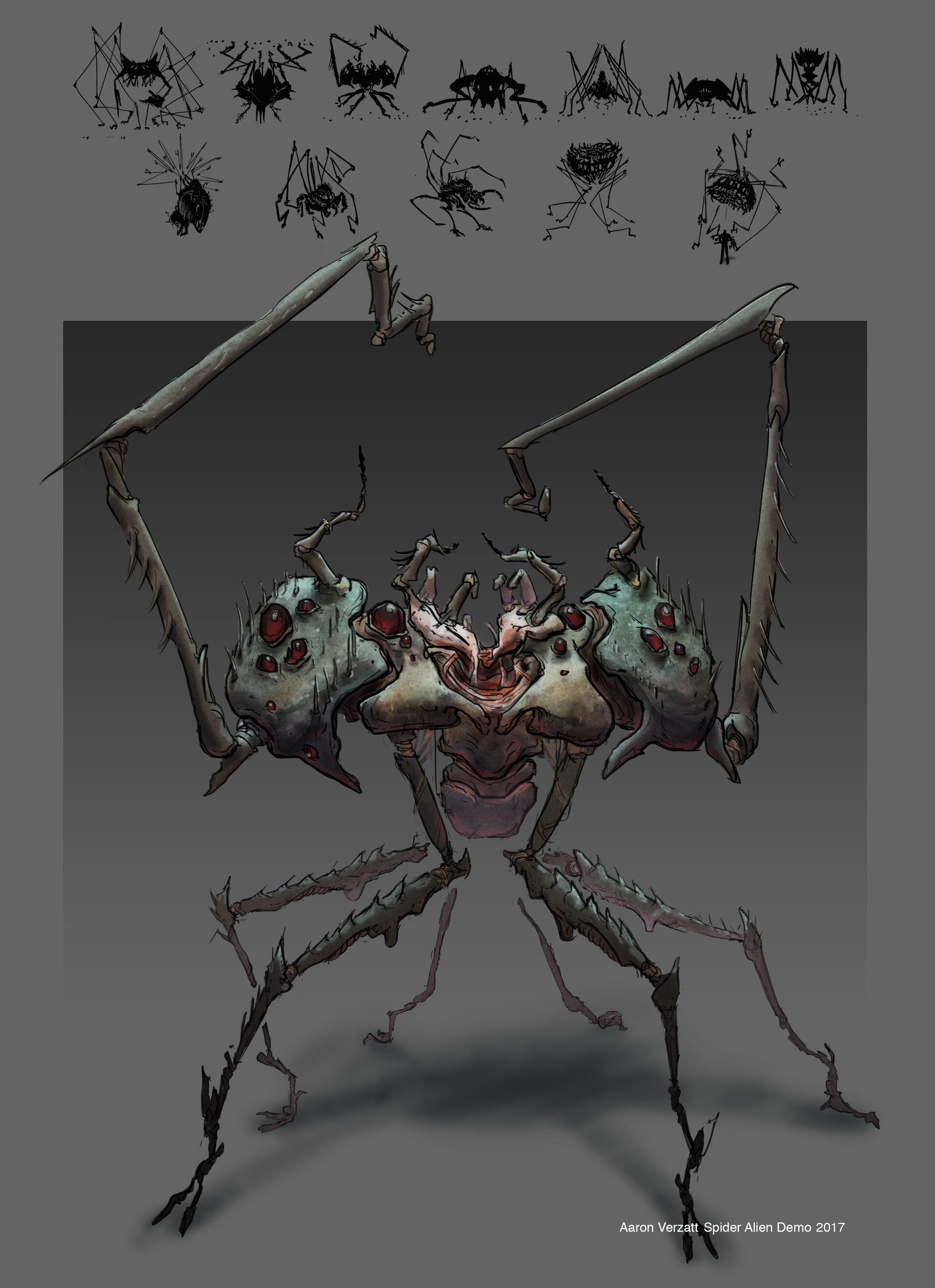 ArtStation - Alien Cave Spider