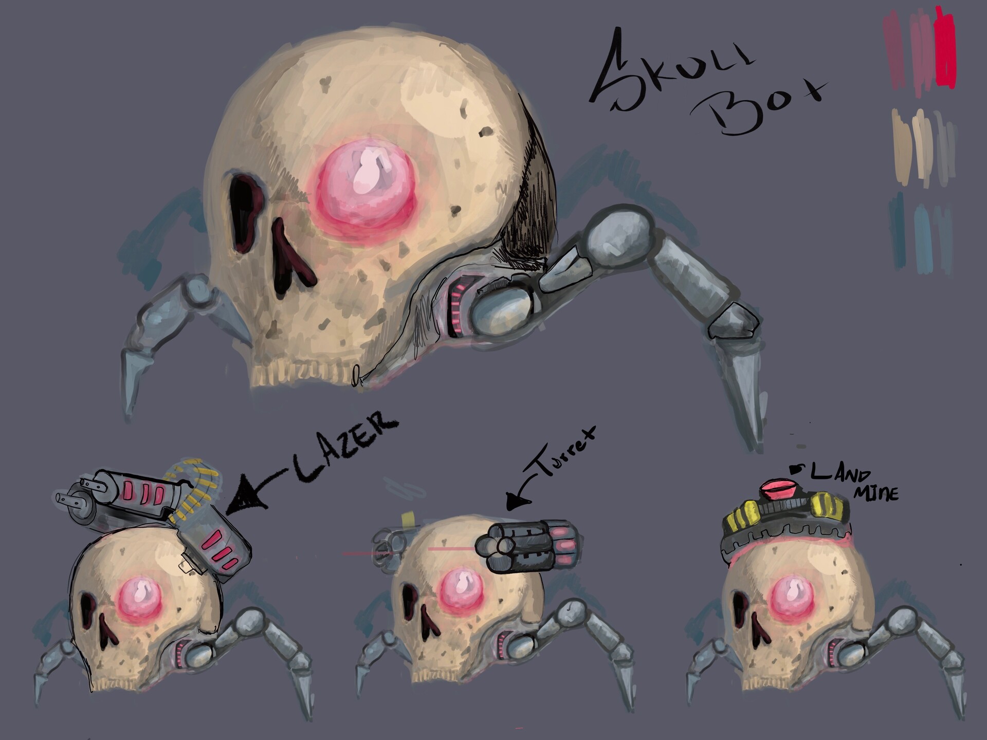 ArtStation - Skull bot