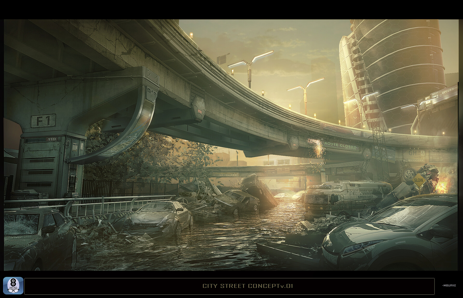 ArtStation - Flooded City Streets