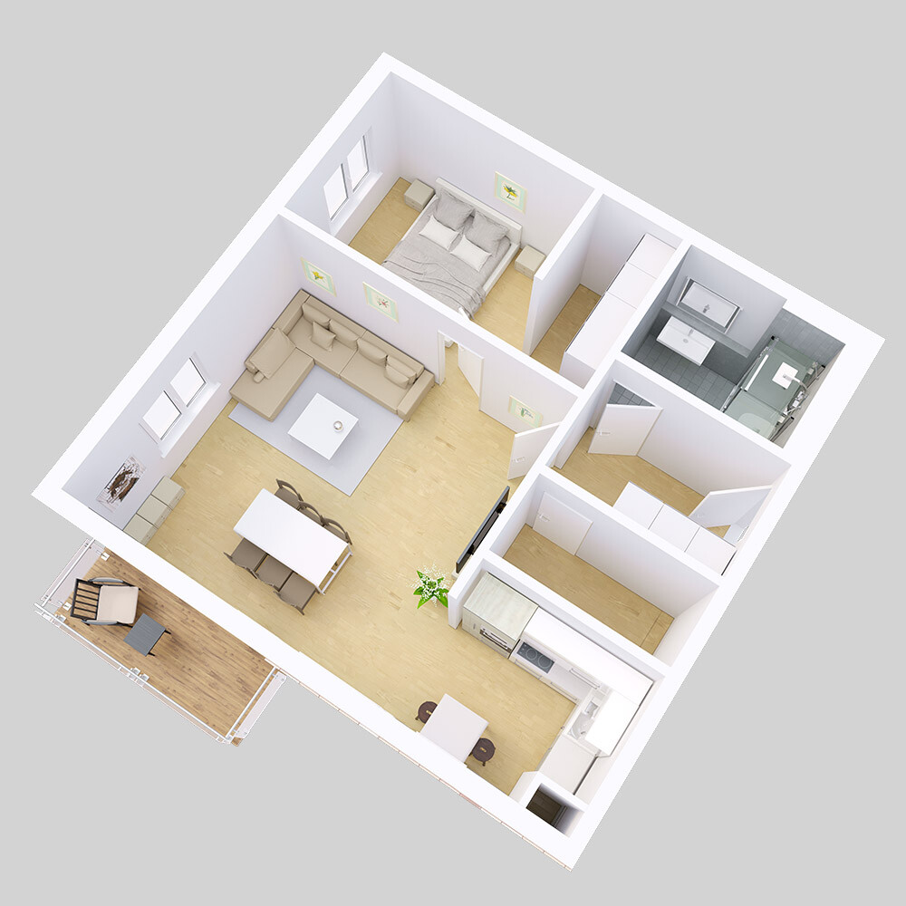 ArtStation - 3d plans