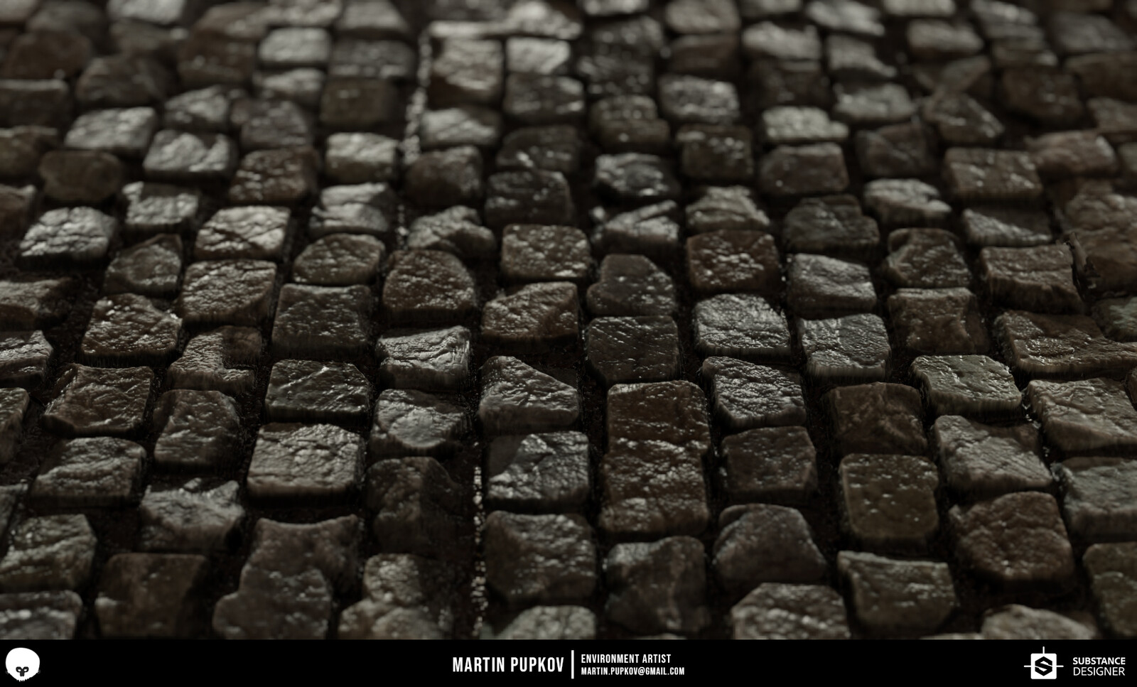 Martin Pupkov - Substance Designer - Procedural Cobblestone