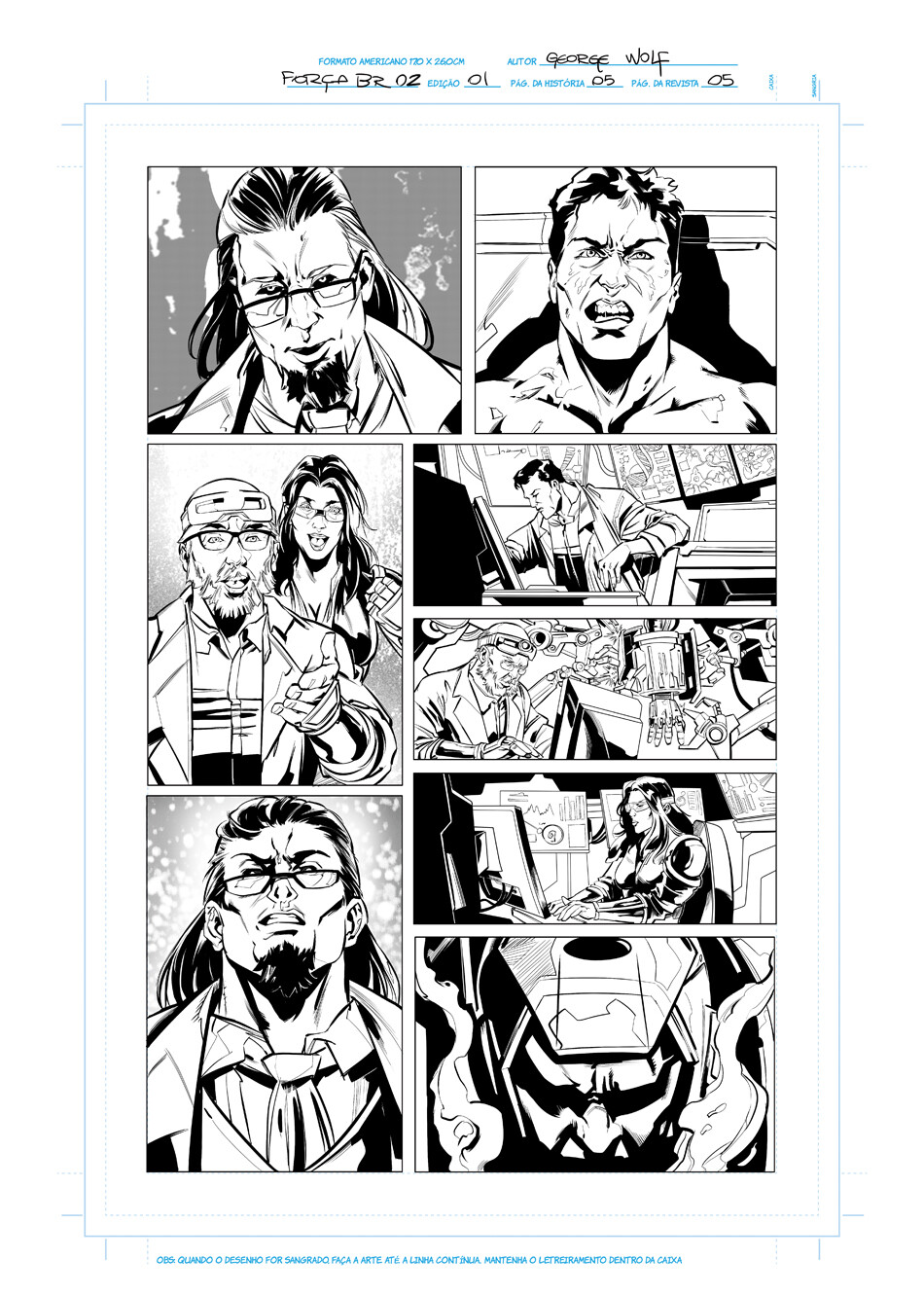 ArtStation - Page Force BR Official Comics #3