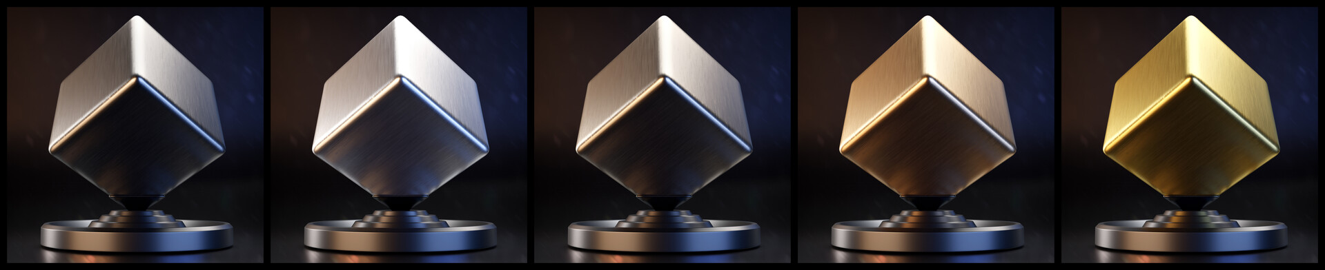 ArtStation - PBR Metals - Metalness/Roughness