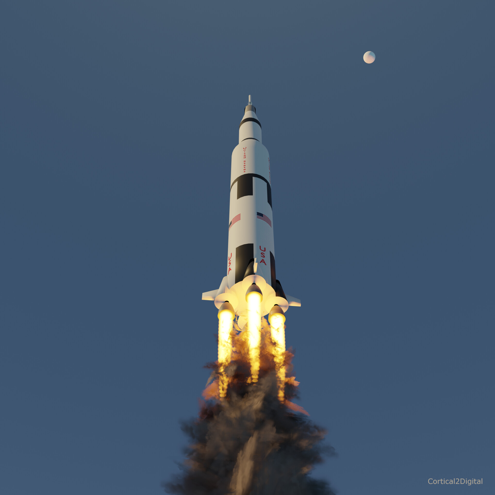 ArtStation - Saturn V