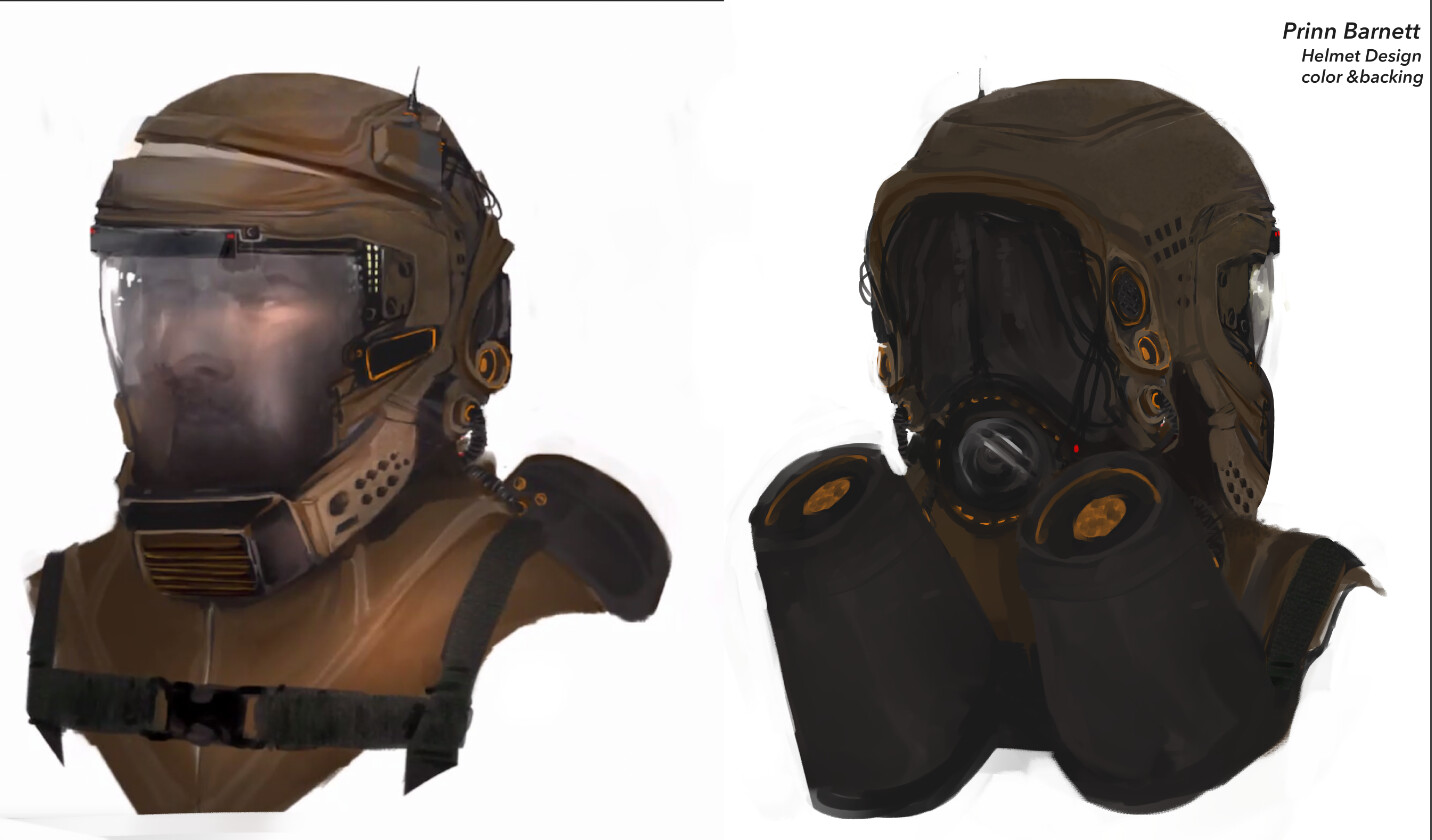 ArtStation - Space marine helmet concept design