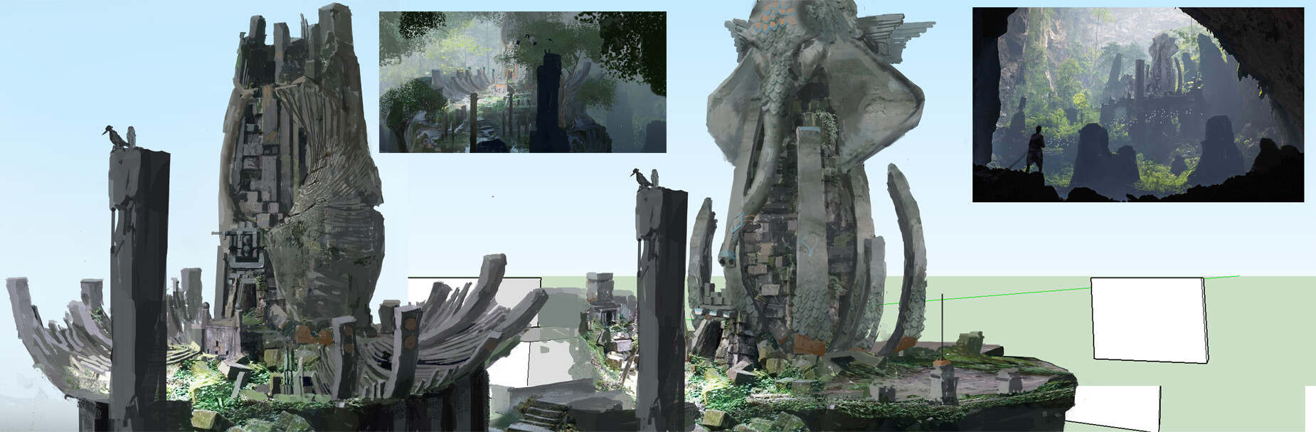 ArtStation - Previous strongholds 2