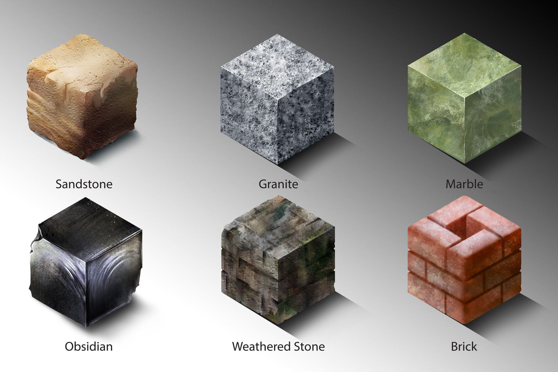 jason Earsushi chung - Texture Cubes