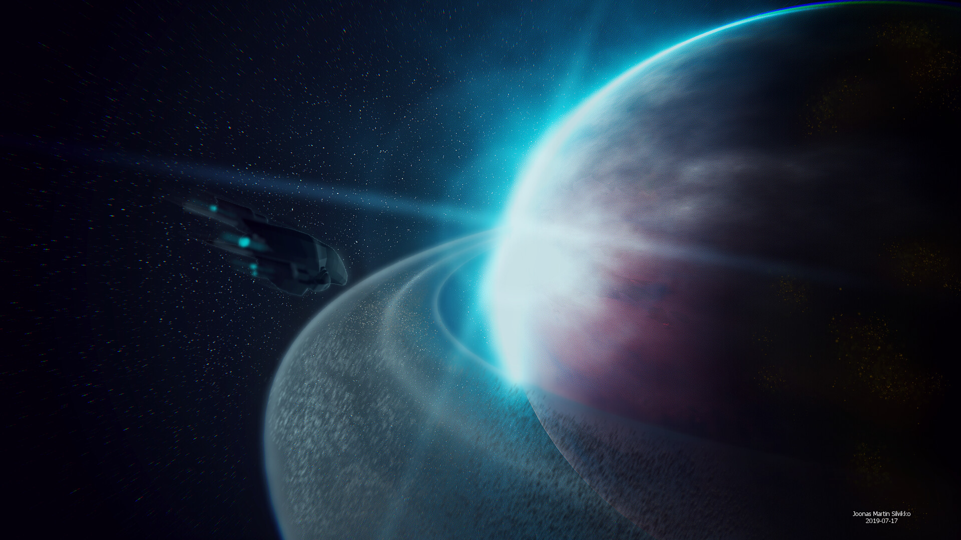 ArtStation - Planet in Space
