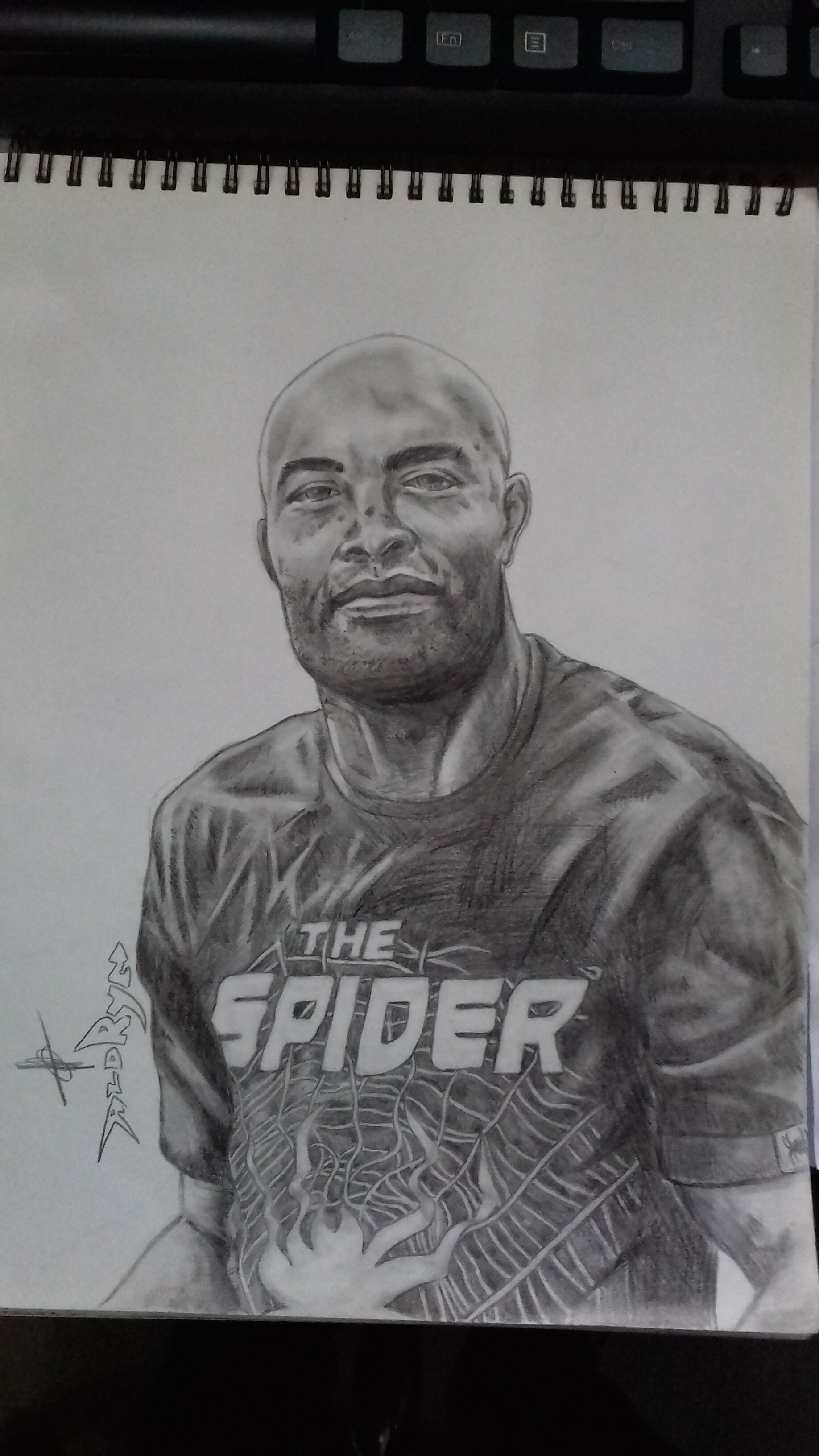 ArtStation - Anderson "The Spider" Silva fan art