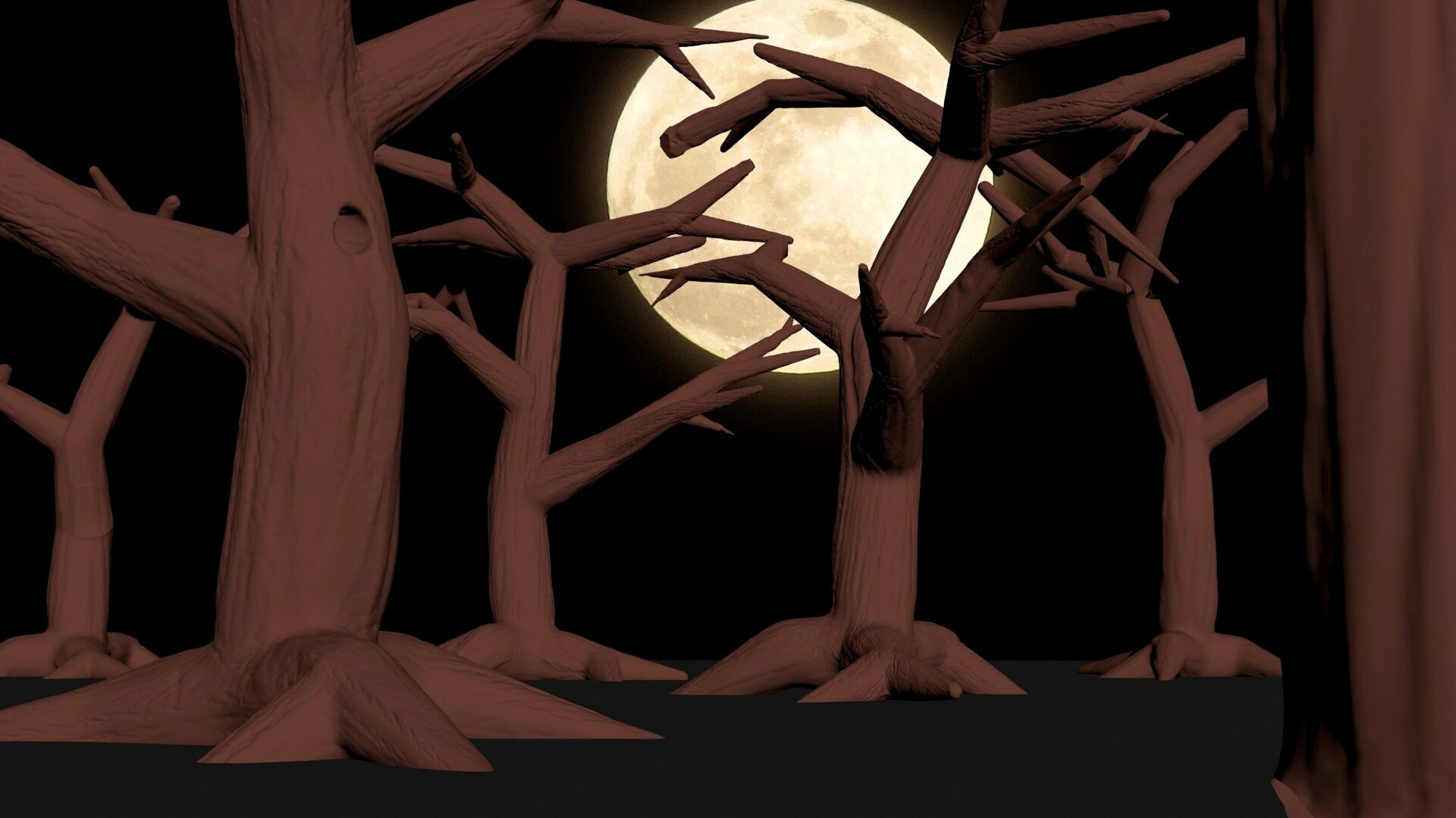 ArtStation - dead forest