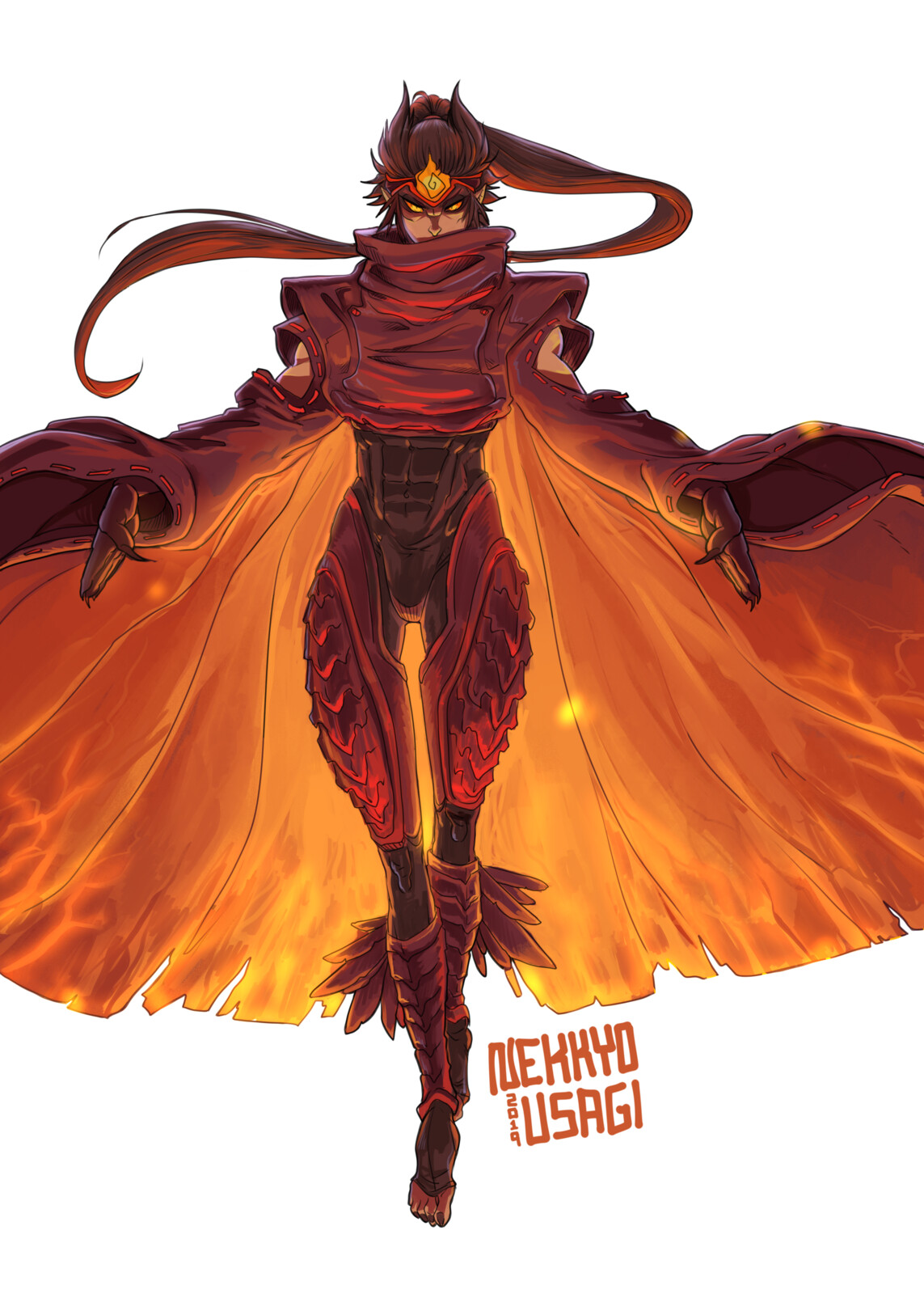 Nekkyo Usagi - Human / Gijinka Re-design - RODAN