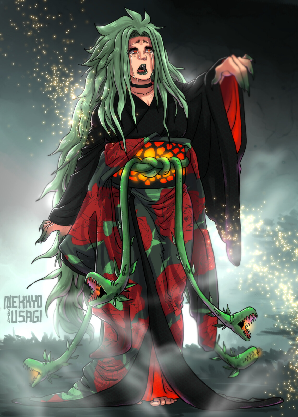 Nekkyo Usagi - Human / Gijinka Re-design - BIOLLANTE