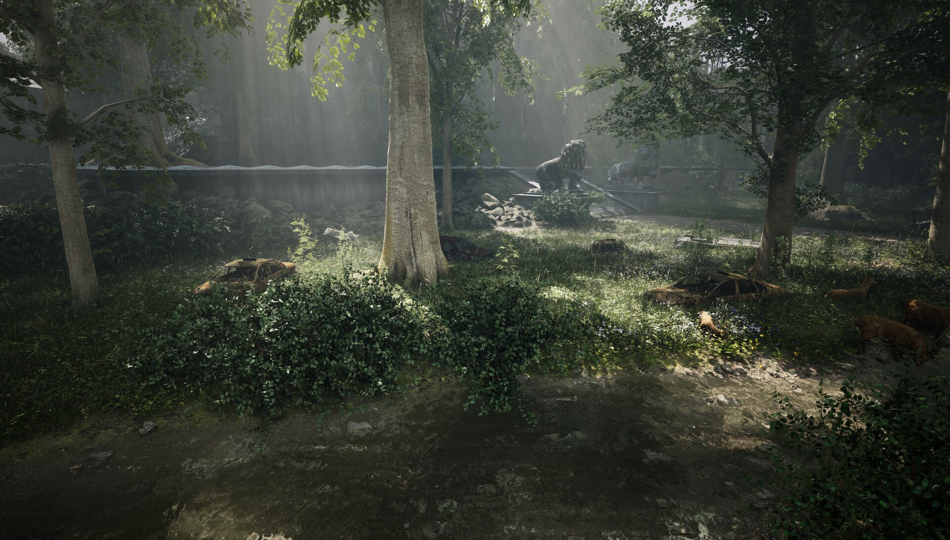 Overgrown City Ruins