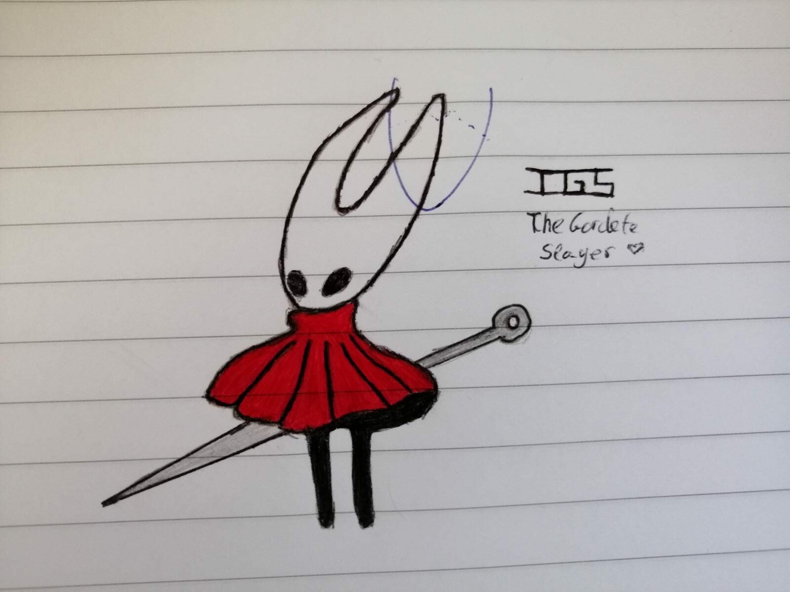 how to draw hollow knight hornet