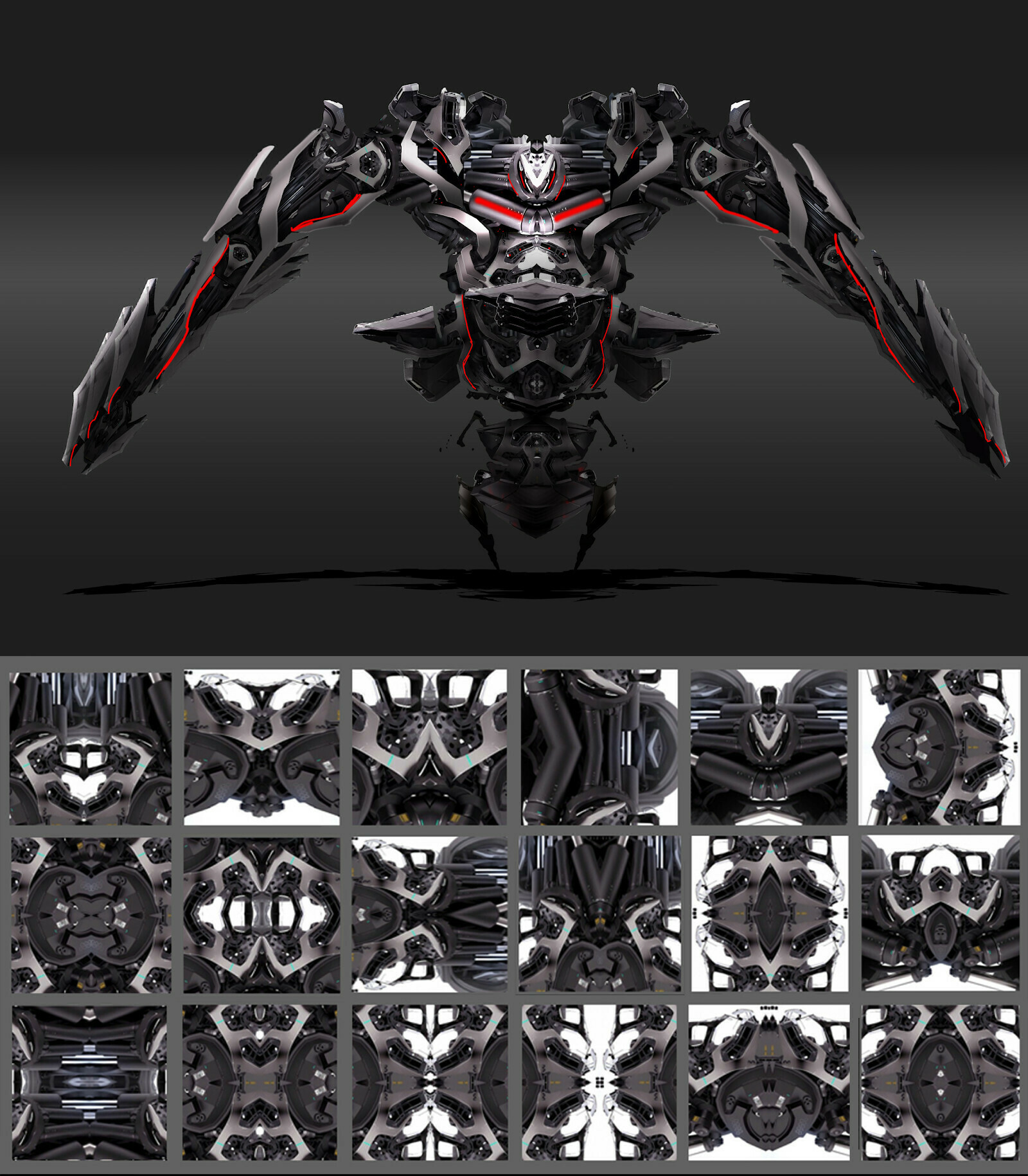 ArtStation - Kit Bashed Alien Mech