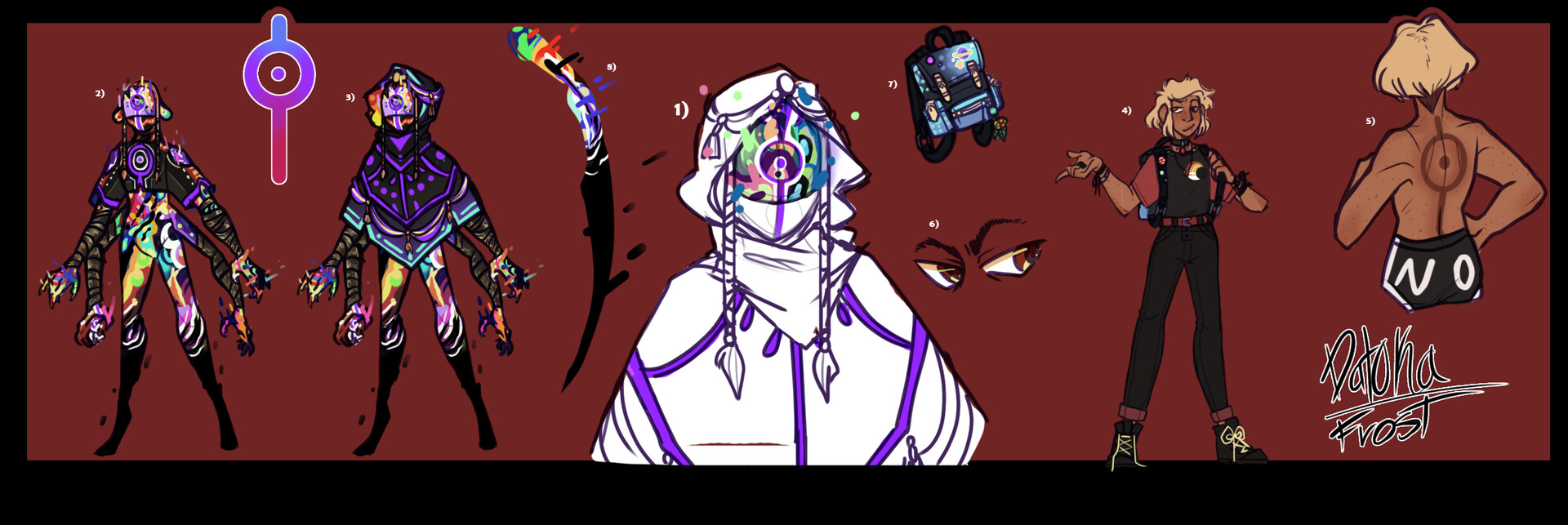 ArtStation - Above and Beyond character references and sketches.