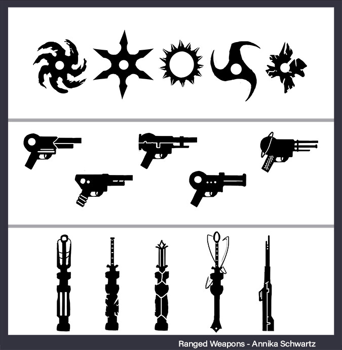 Annika Schwartz - Sketch Work and Orthographics