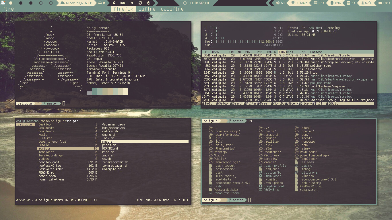 rice wallpapers linux
