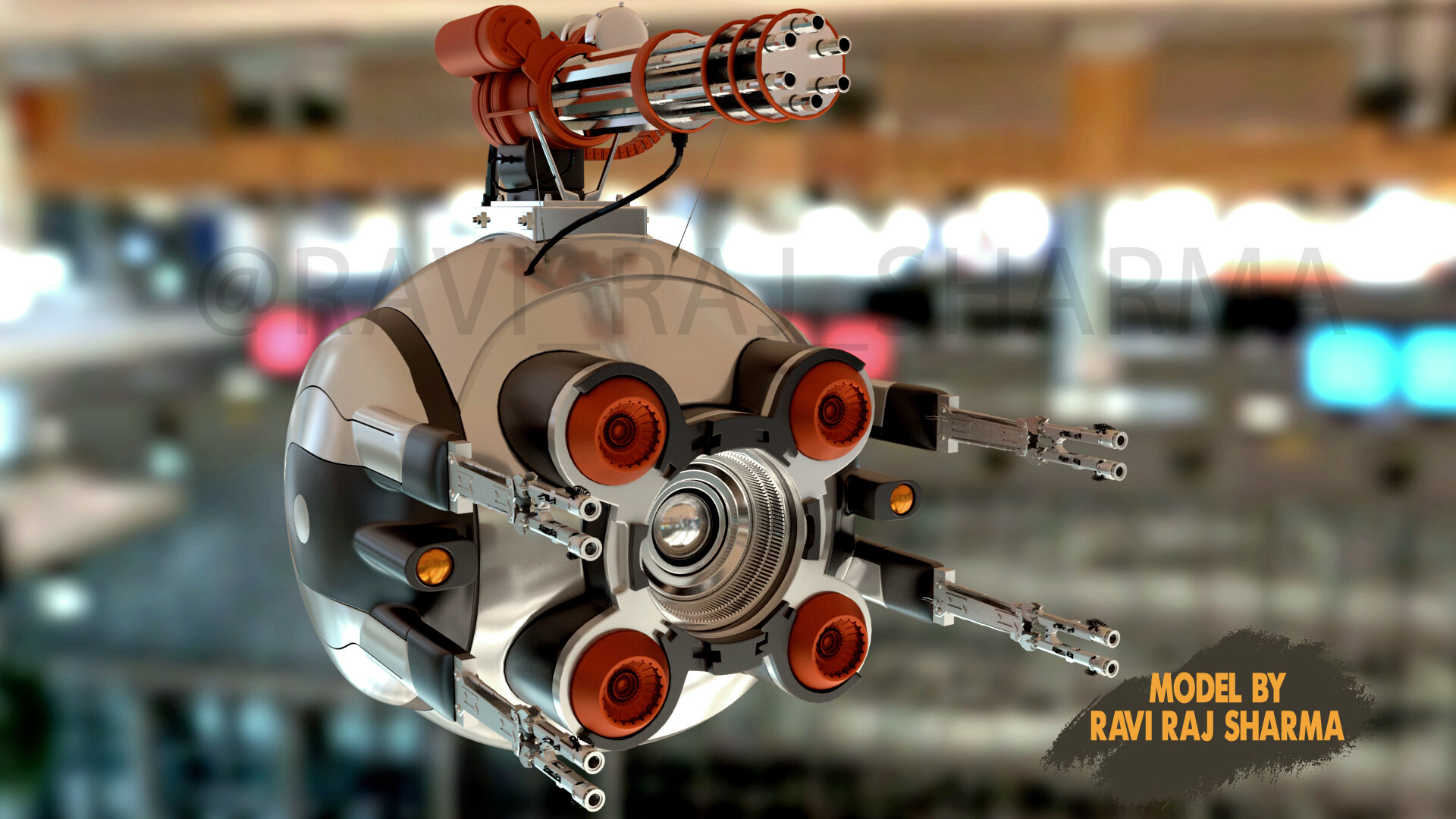 ArtStation - Si-Fi_Drone